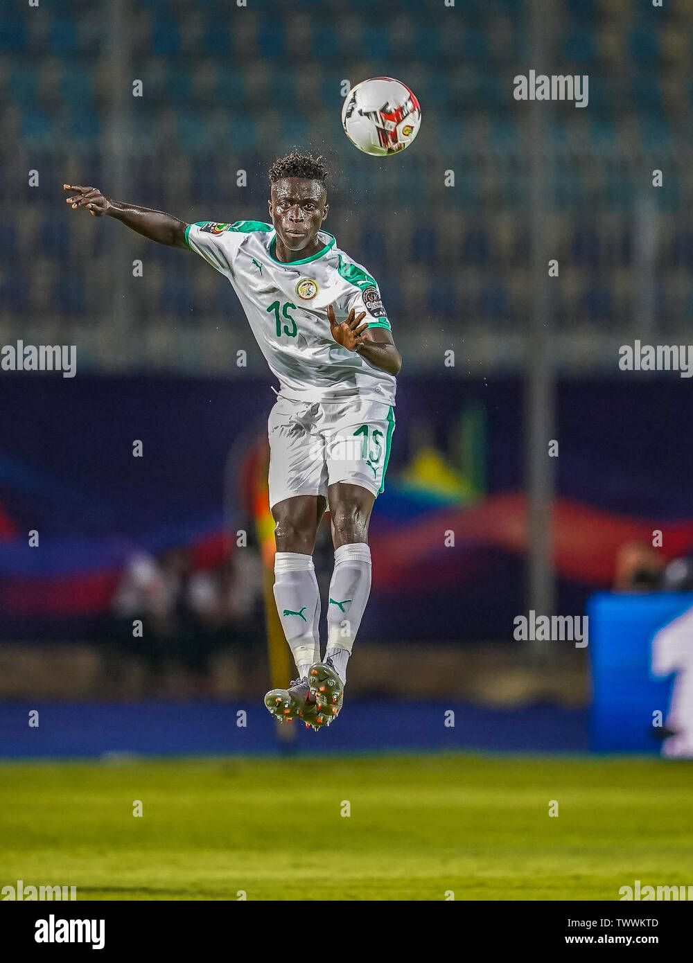 Cairo, Egypt. 23rd June, 2019. Krepin Diatta of Senegal during the 2019 ...