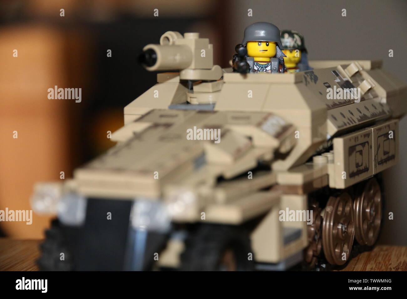 LEGO custom MOC WWII German soldier on a Sd.Kfz 251 halftrack Stock ...