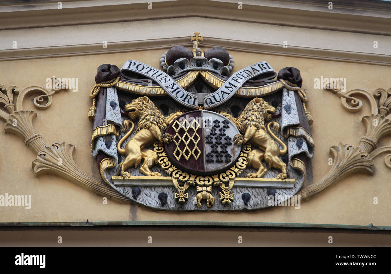 Prague coat of arms hi-res stock photography and images - Alamy