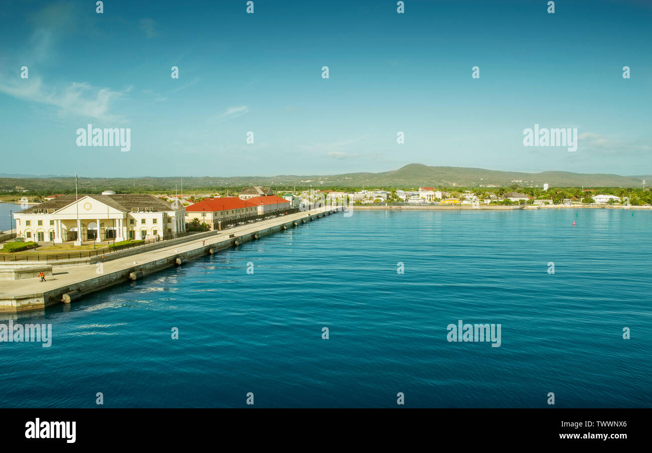 Falmouth port in Jamaica Stock Photo - Alamy