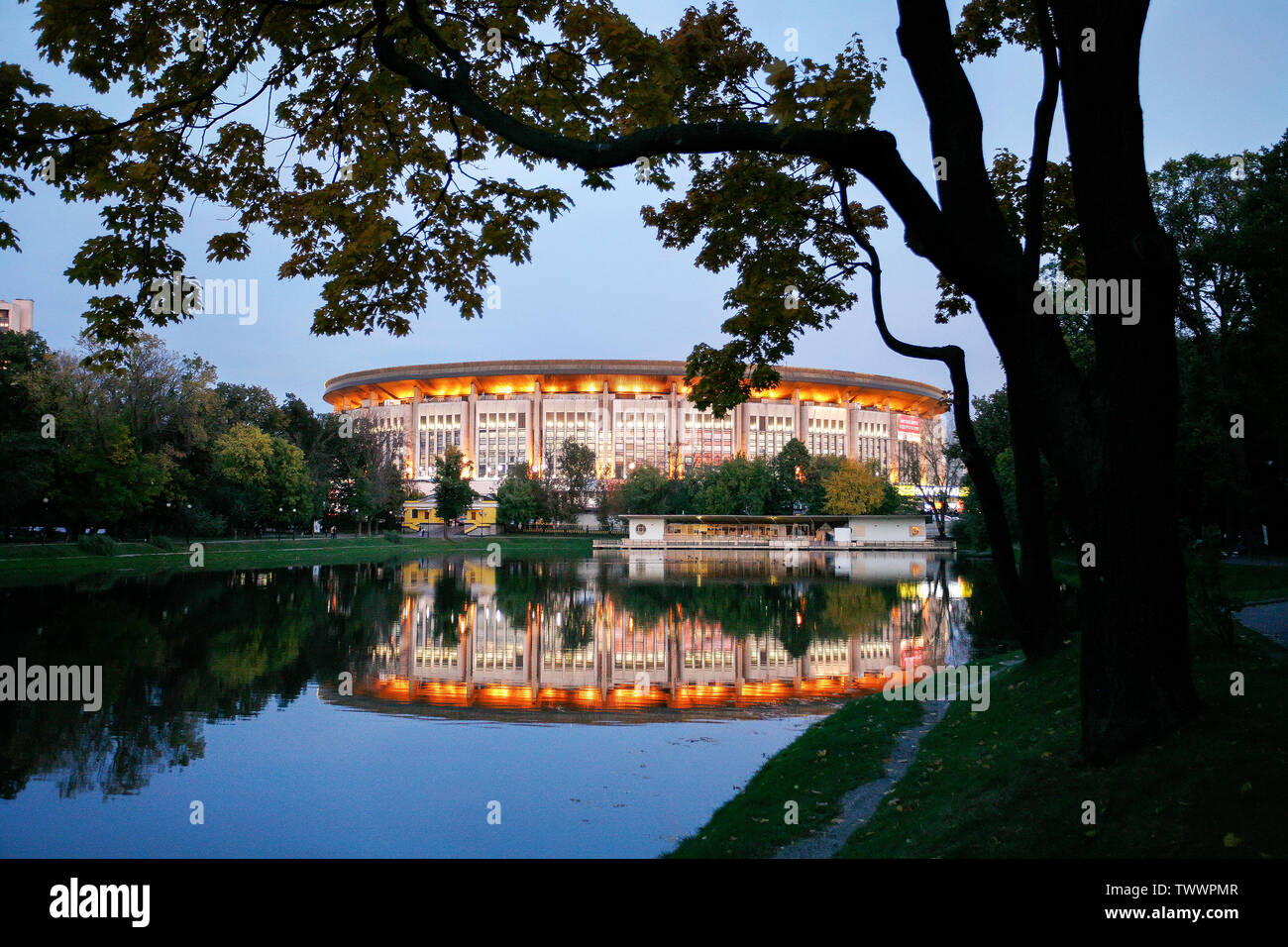 Architecture in Moscow - Olympic building (Olympiisky)- sports facility ...