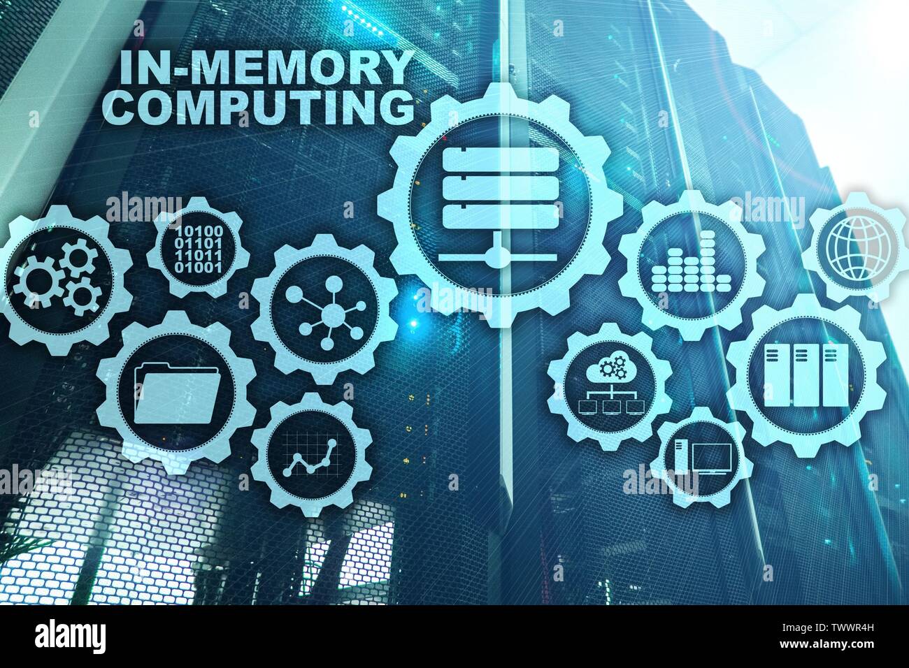 In-Memory Computing. Technology Calculations Concept. High-Performance ...