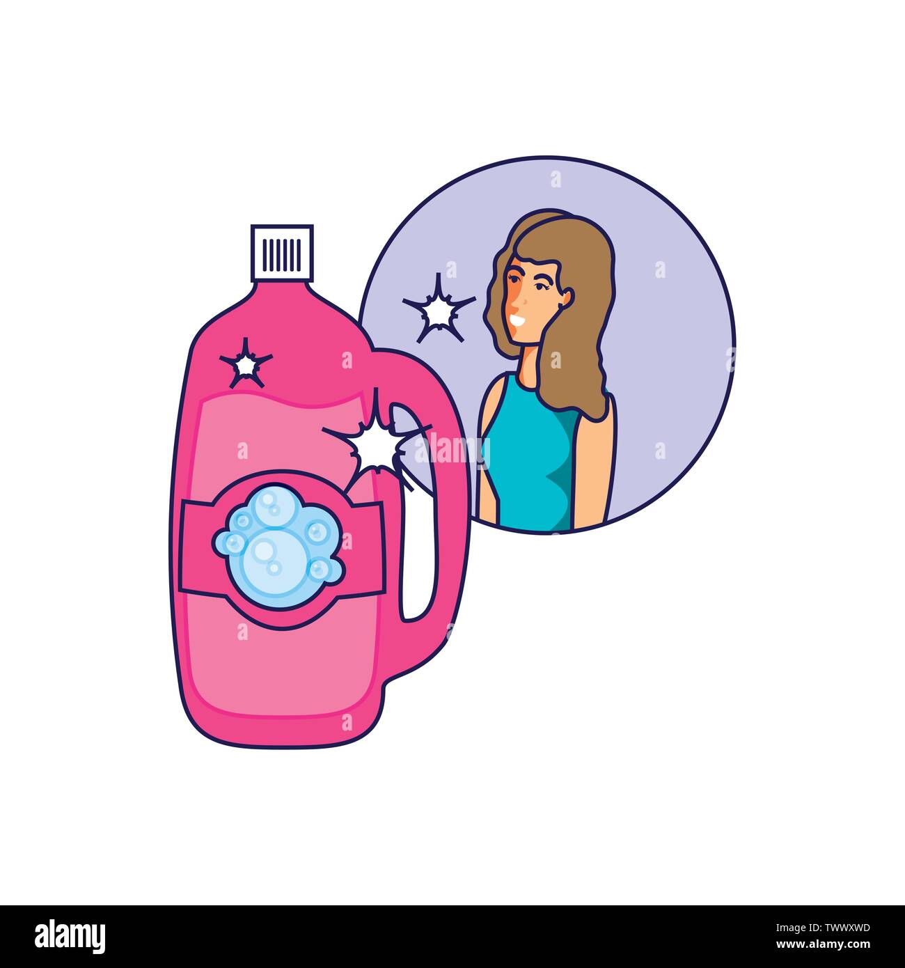 Cleaning bucket design, Object home work hygiene equipment domestic and ...