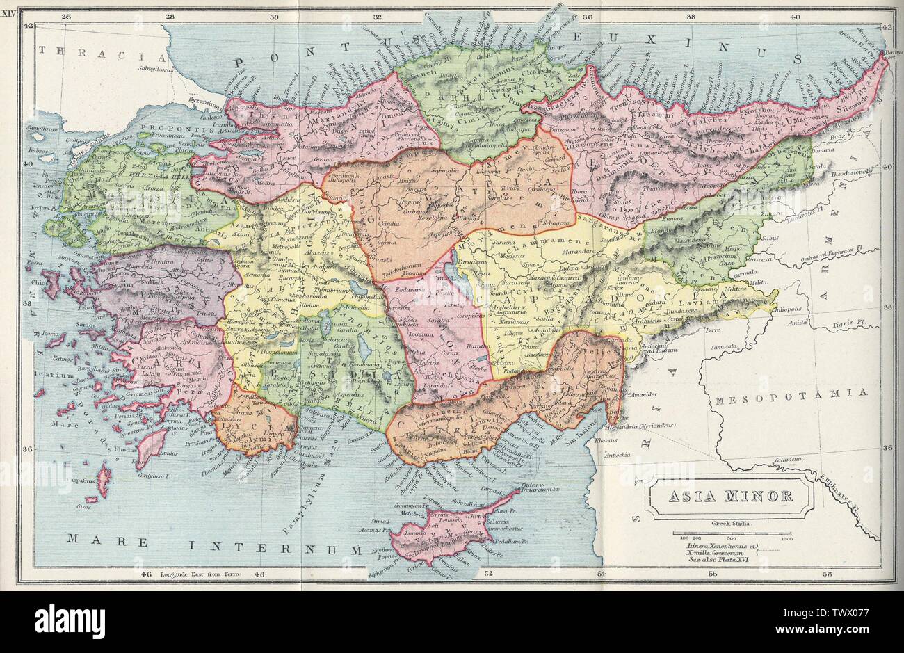 Old map of turkey hi-res stock photography and images - Alamy