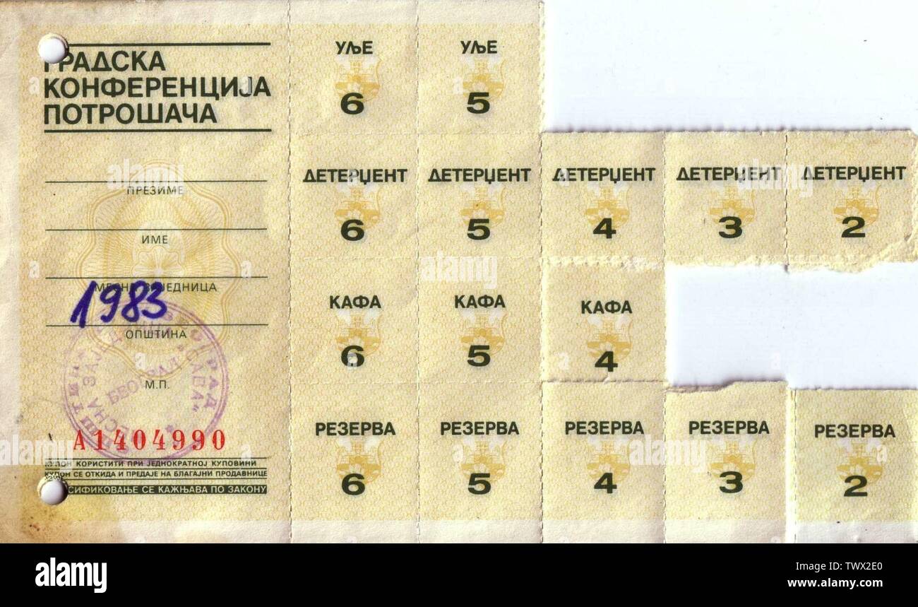 Ration stamps hi-res stock photography and images - Alamy