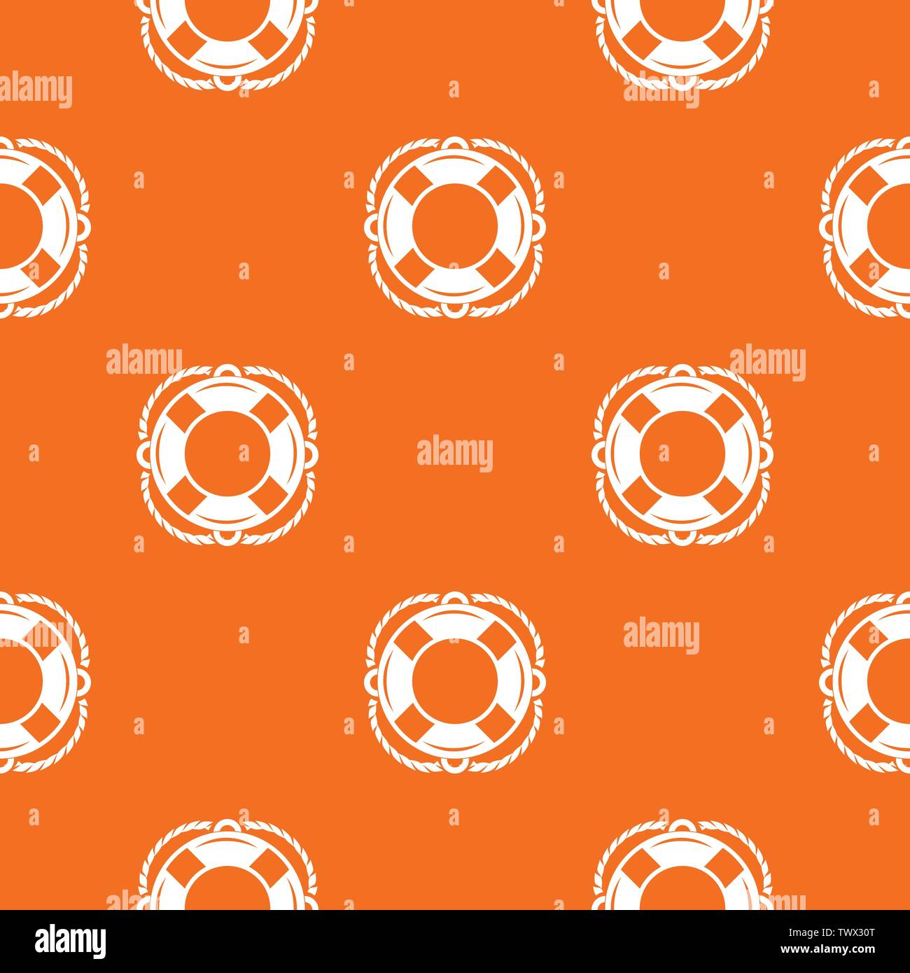 Lifebuoy pattern vector orange Stock Vector Image & Art - Alamy