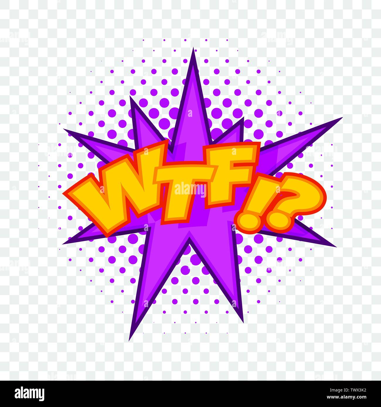 WTF lettering aggressive abbreviation icon Stock Vector Image & Art - Alamy