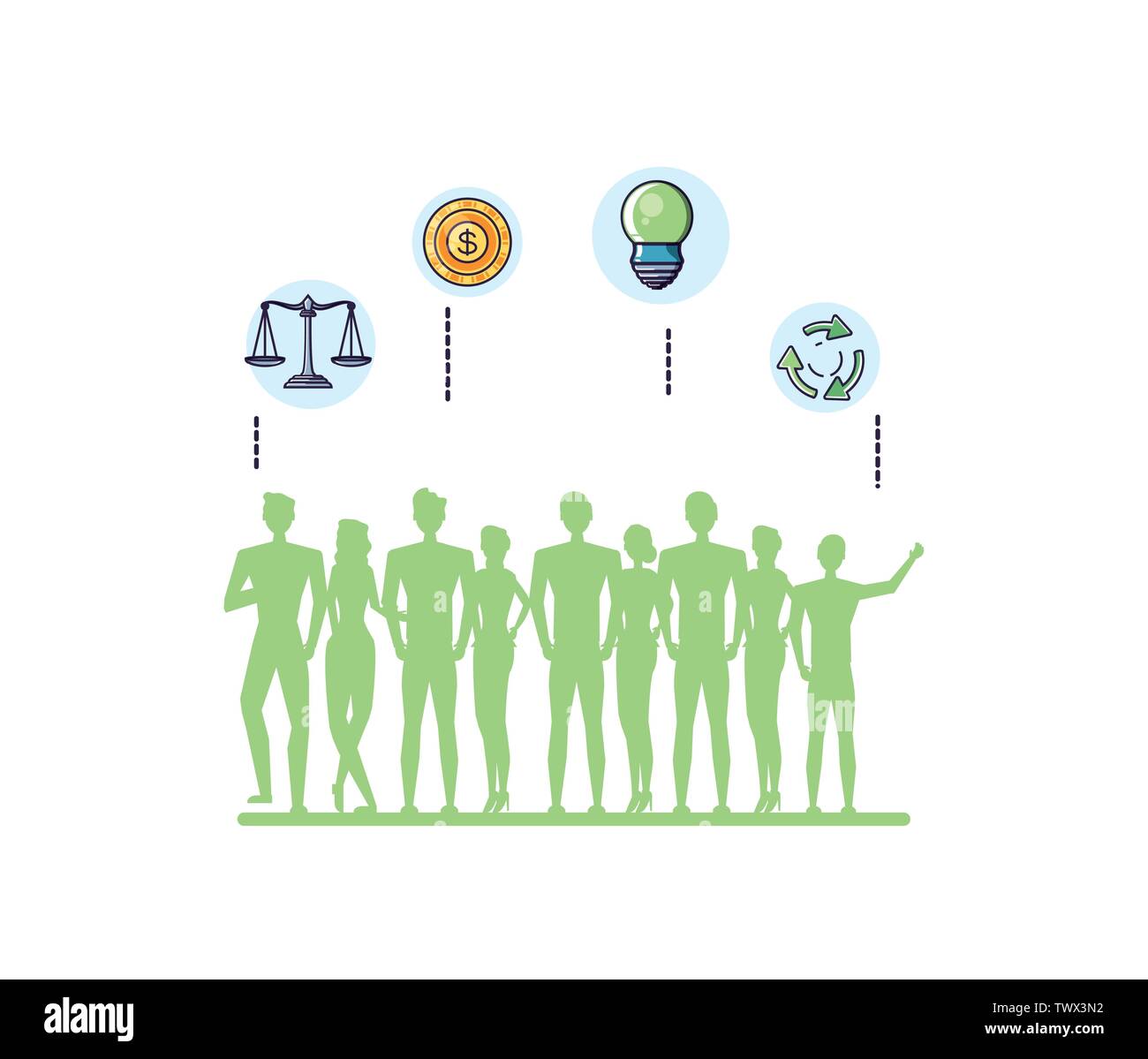 Balance design, Sustainability eco friendly green recycle ecology ...