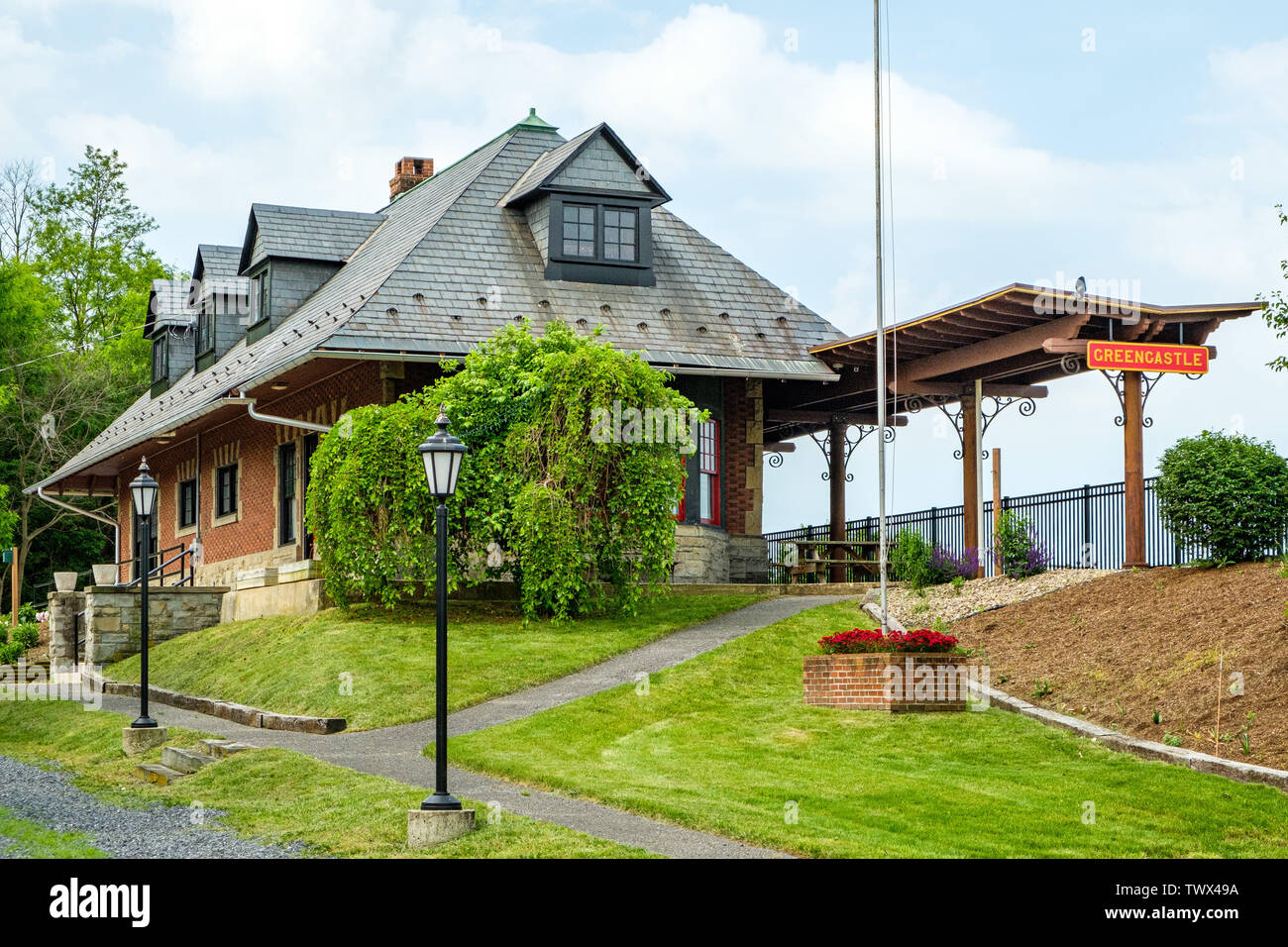 Greencastle High Line Train Station, South Jefferson Street ...