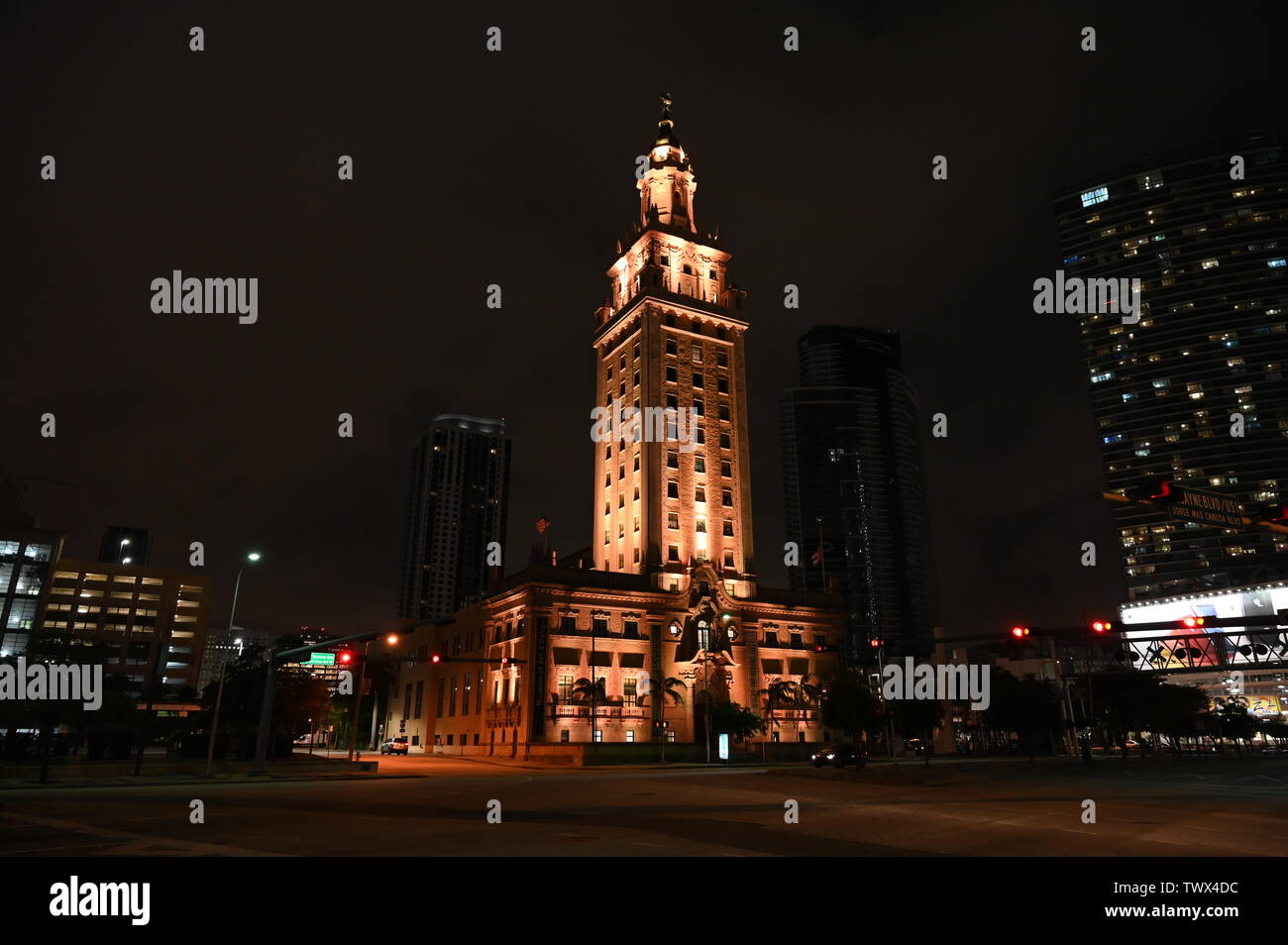 Miami Freedom Tower Stock Photo - Alamy