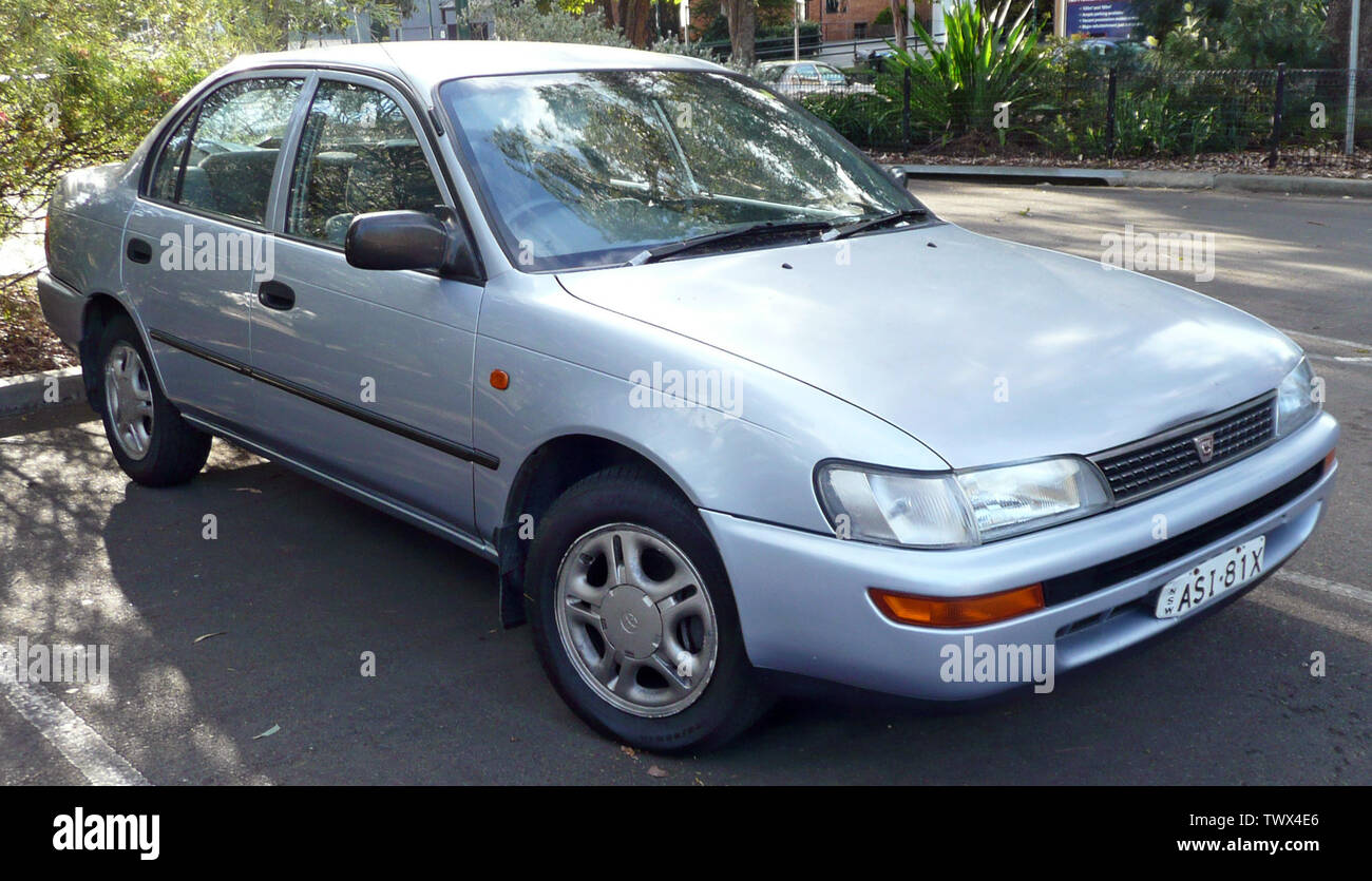 1999 Toyota Corolla Ae101r Csi Sedan High Resolution Stock Photography ...
