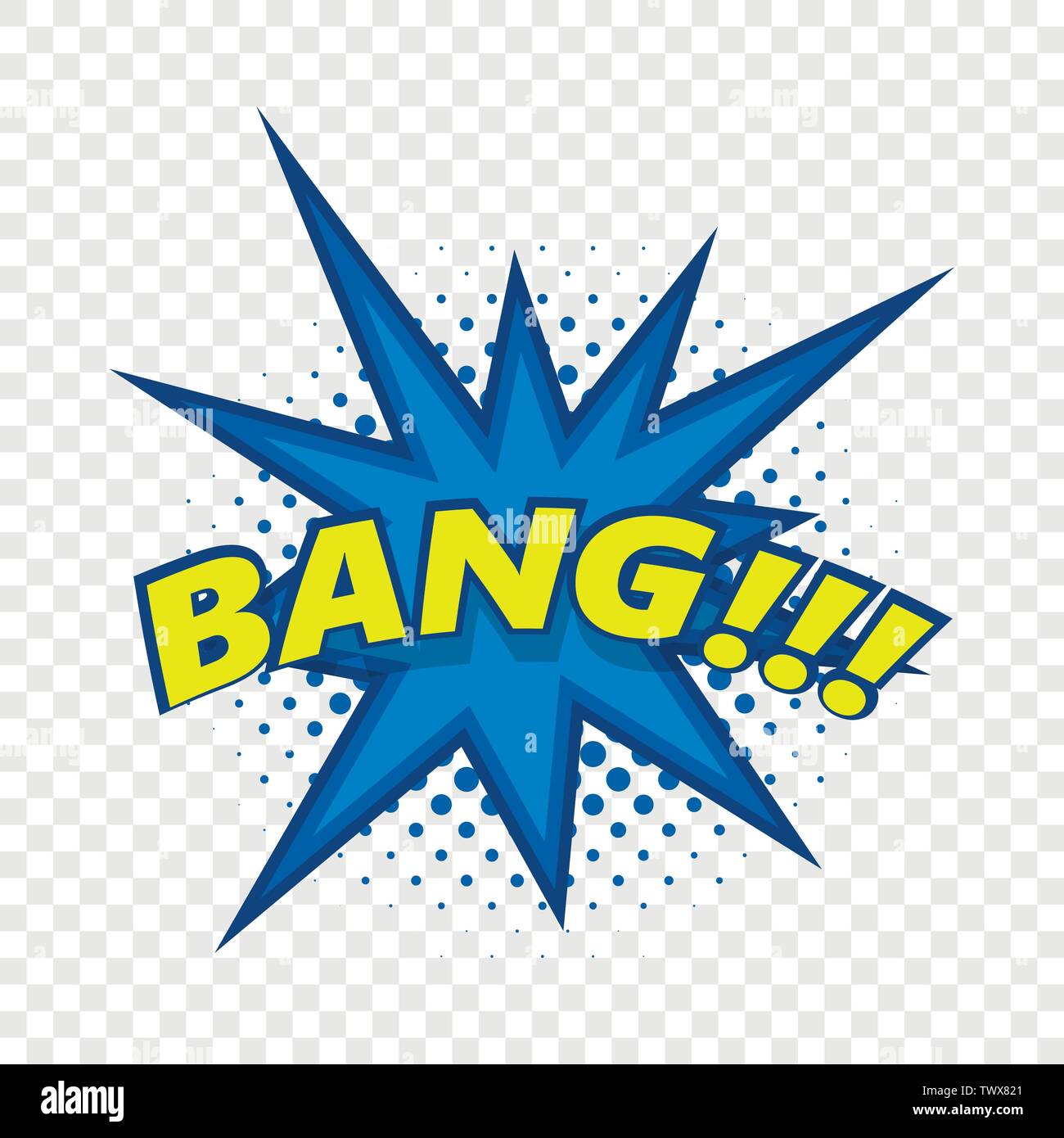 Bang, comic book explosion icon, pop art style Stock Vector Image & Art ...