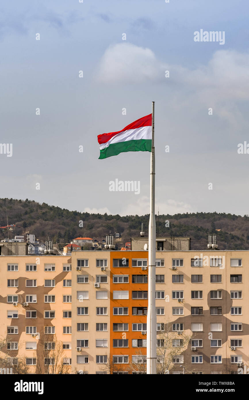 Budapest and hungarian flag hi-res stock photography and images - Alamy