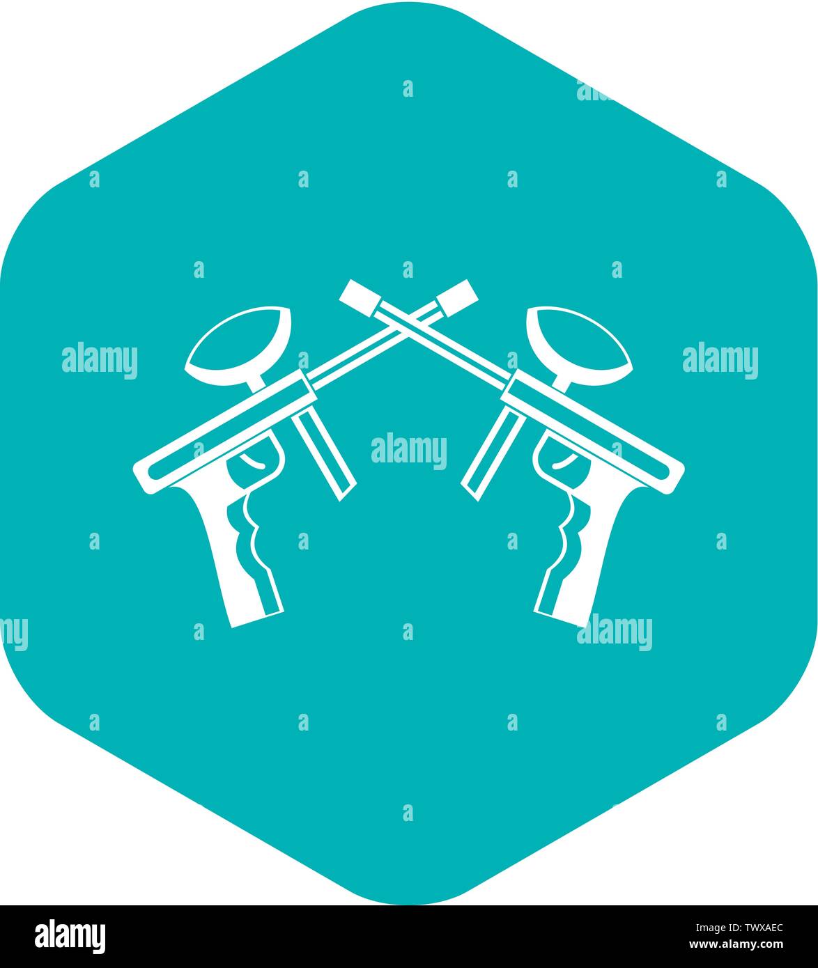 Playing war game paint Cut Out Stock Images & Pictures - Alamy