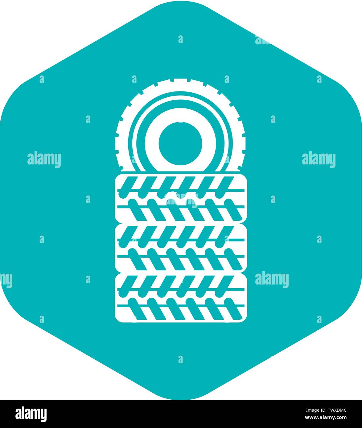 Stack of tires Stock Vector Images - Alamy