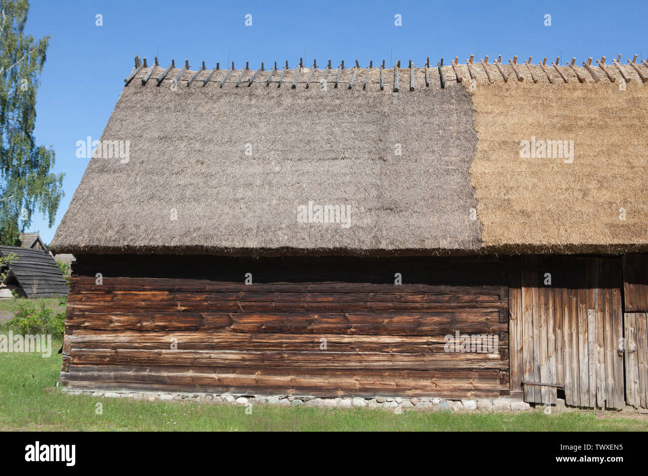 Kashubian Ethnographic Park in Wdzydze Kiszewskie, Poland Stock Photo ...