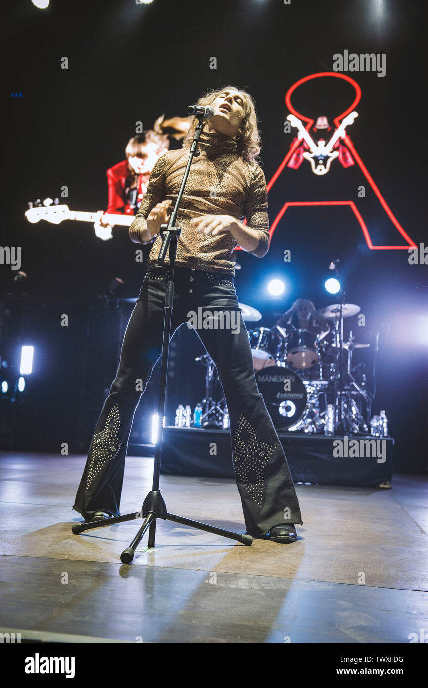Rome, Italy. 23rd June, 2019. Concert of the Maneskin at the cavea ...