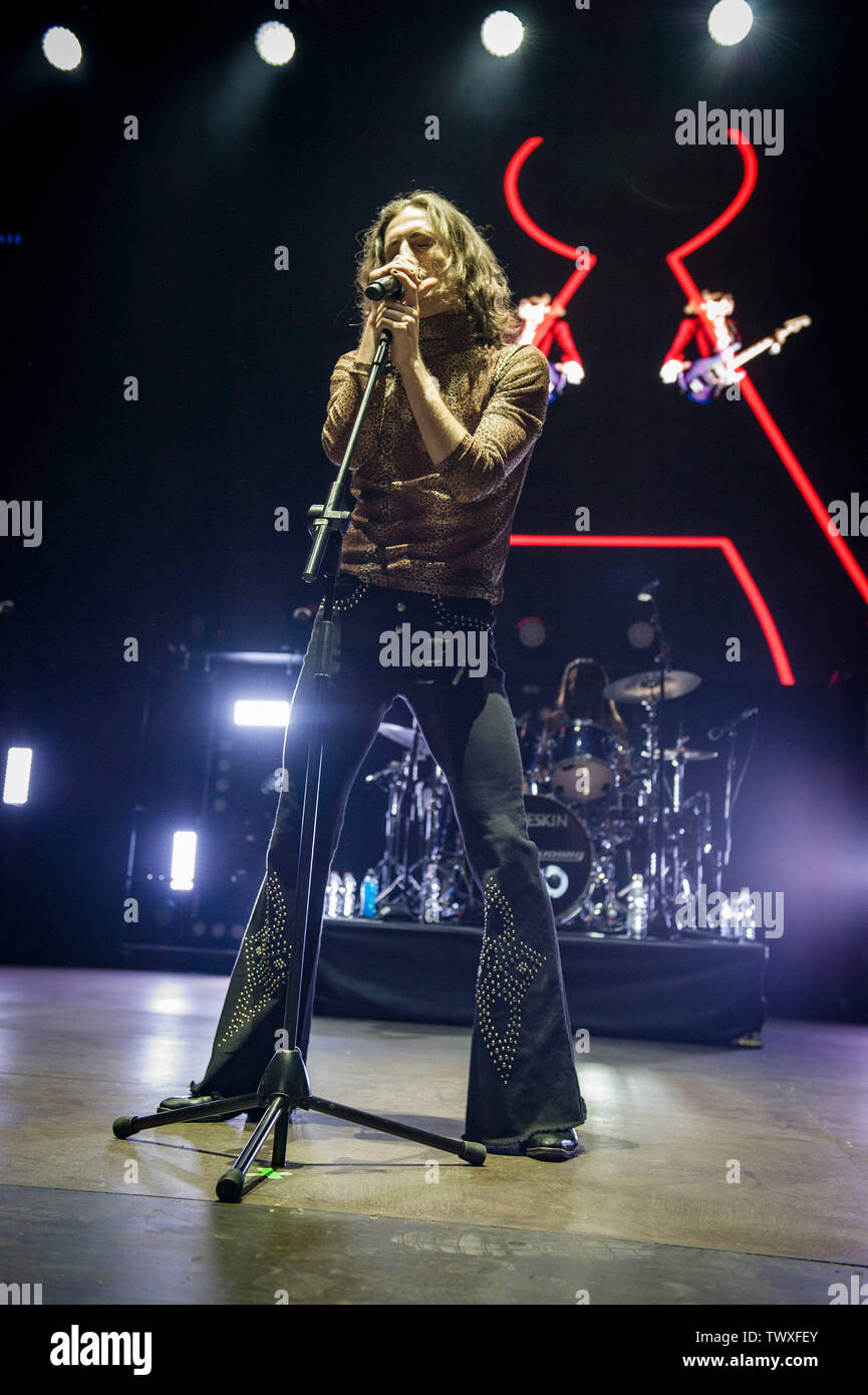 Rome, Italy. 23rd June, 2019. Concert of the Maneskin at the cavea ...