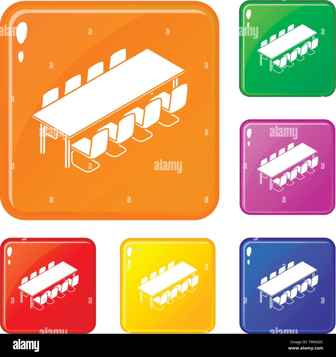 Long meet table icons set vector color Stock Vector Image & Art - Alamy Long meet table icons set vector color Stock Vector Image & Art - Alamy