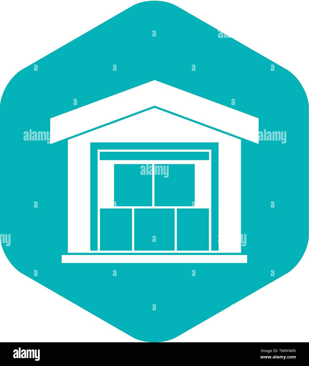 Warehouse building icon, simple style Stock Vector Image & Art - Alamy