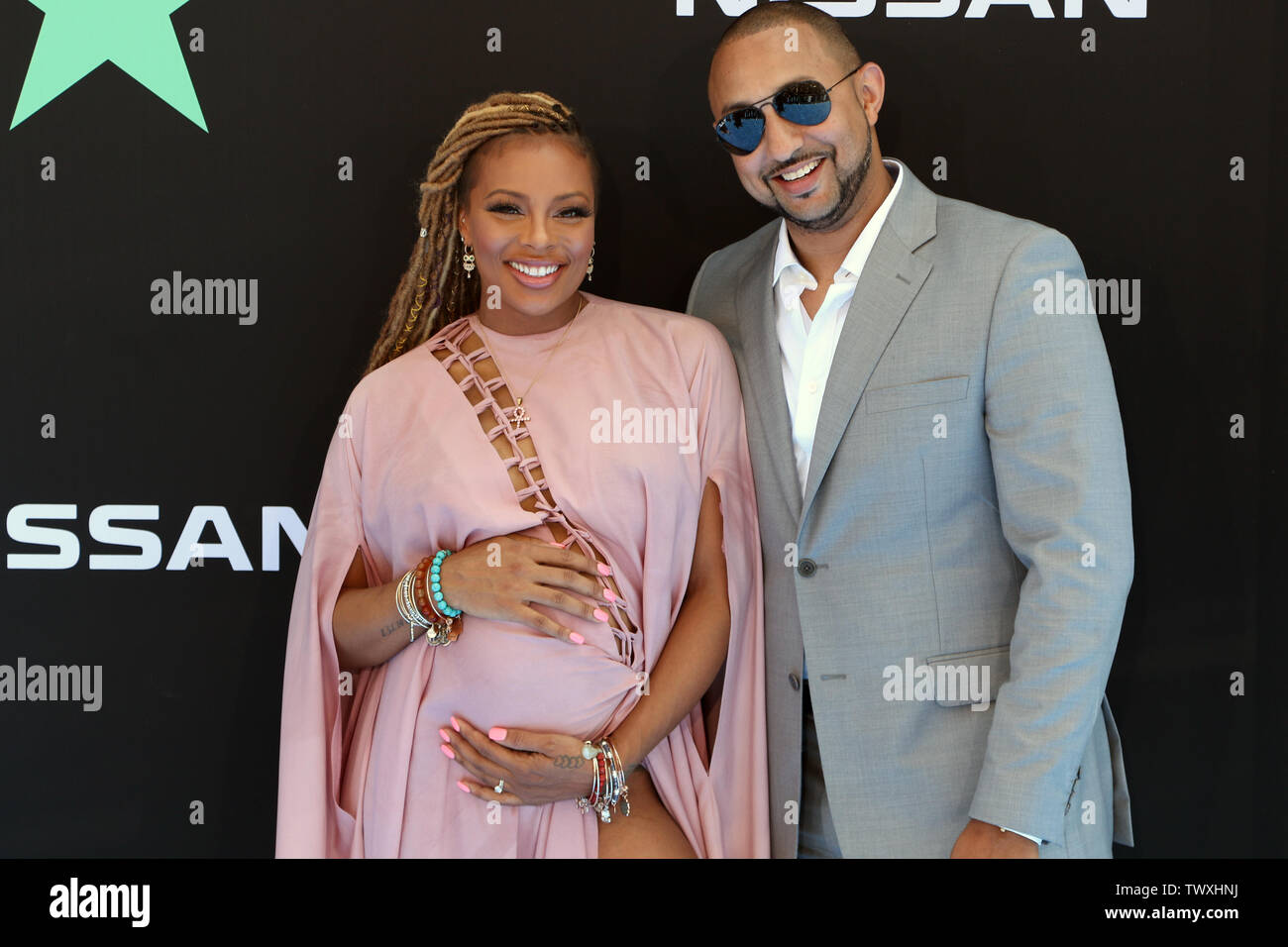 Los Angeles, Ca, USA. 23rd June, 2019. Eva Marcille and Michael ...