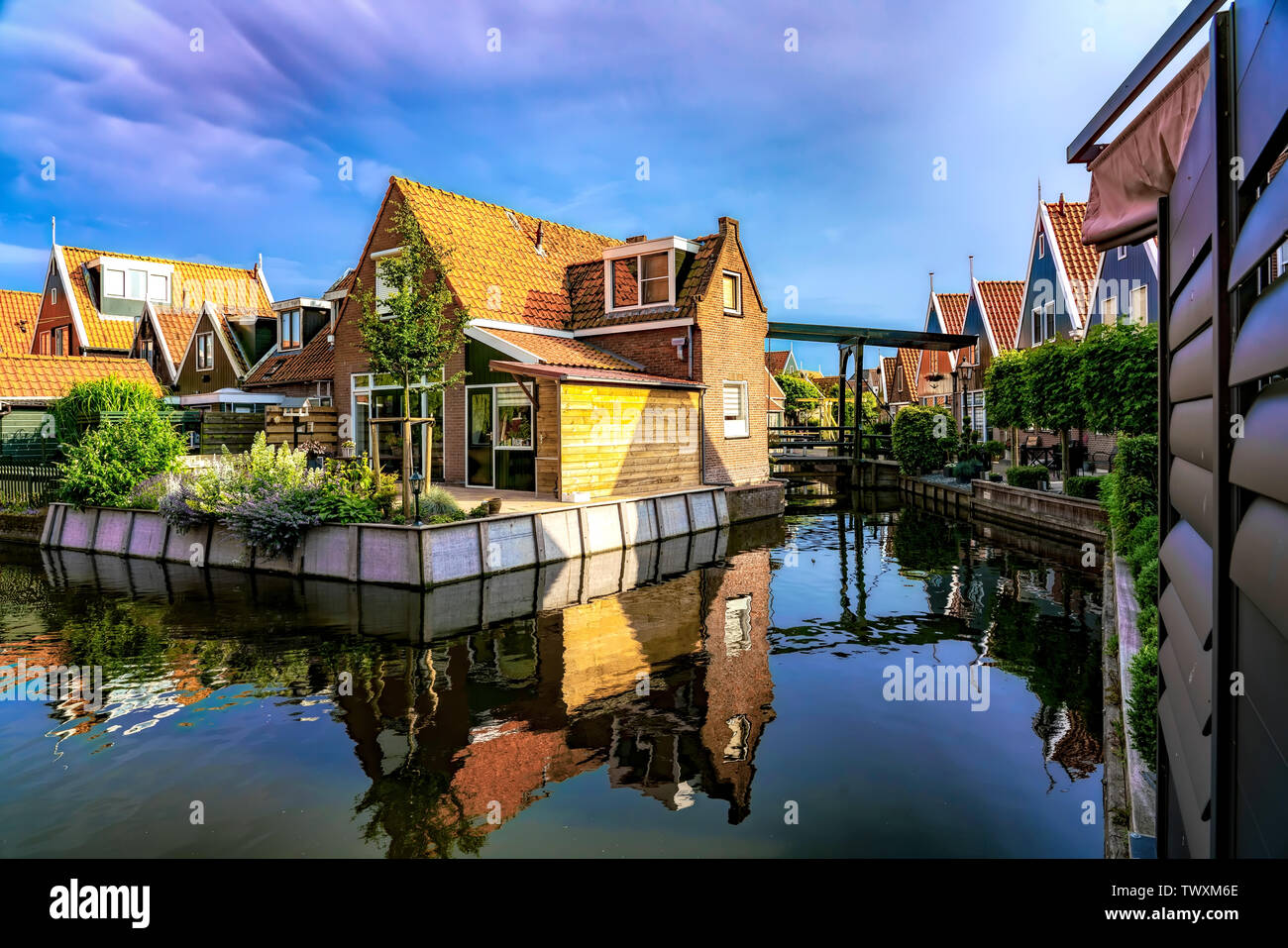 Volendam - small historical Dutch village, Netherlands Stock Photo - Alamy