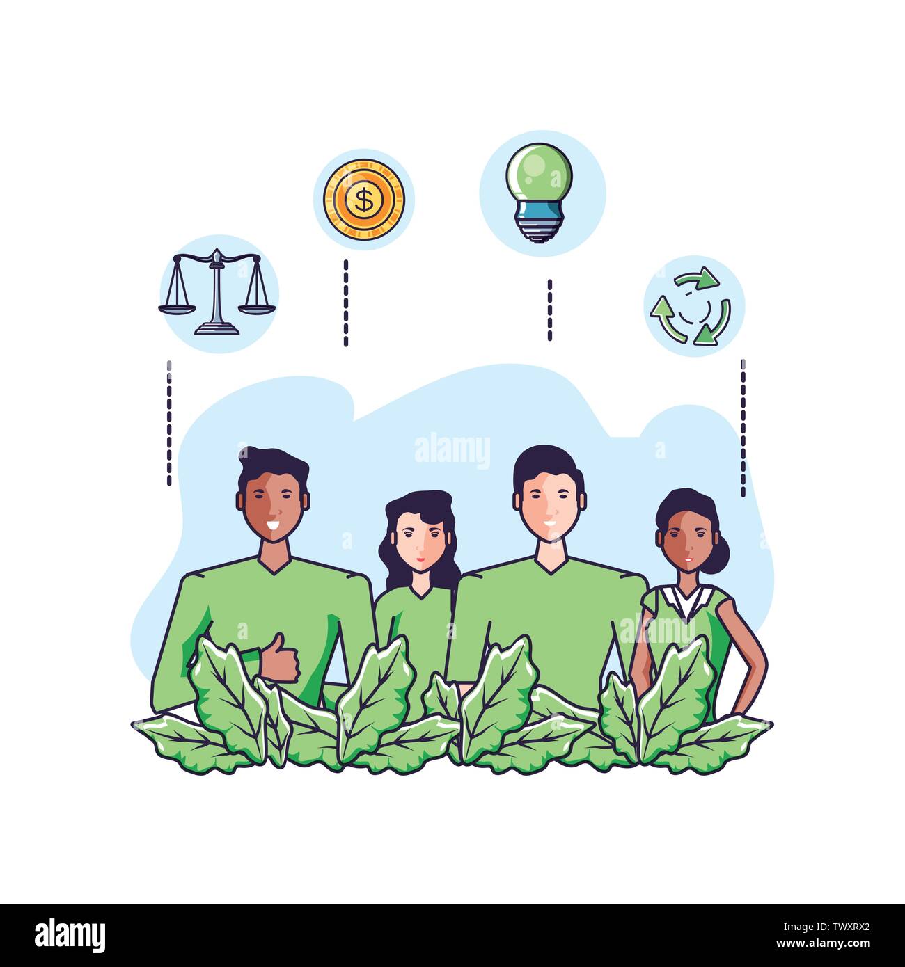 Balance design, Sustainability eco friendly green recycle ecology ...