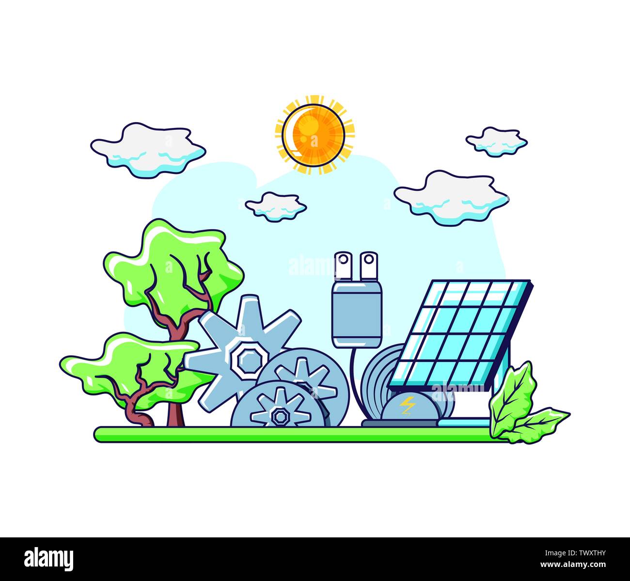 Balance design, Sustainability eco friendly green recycle ecology ...