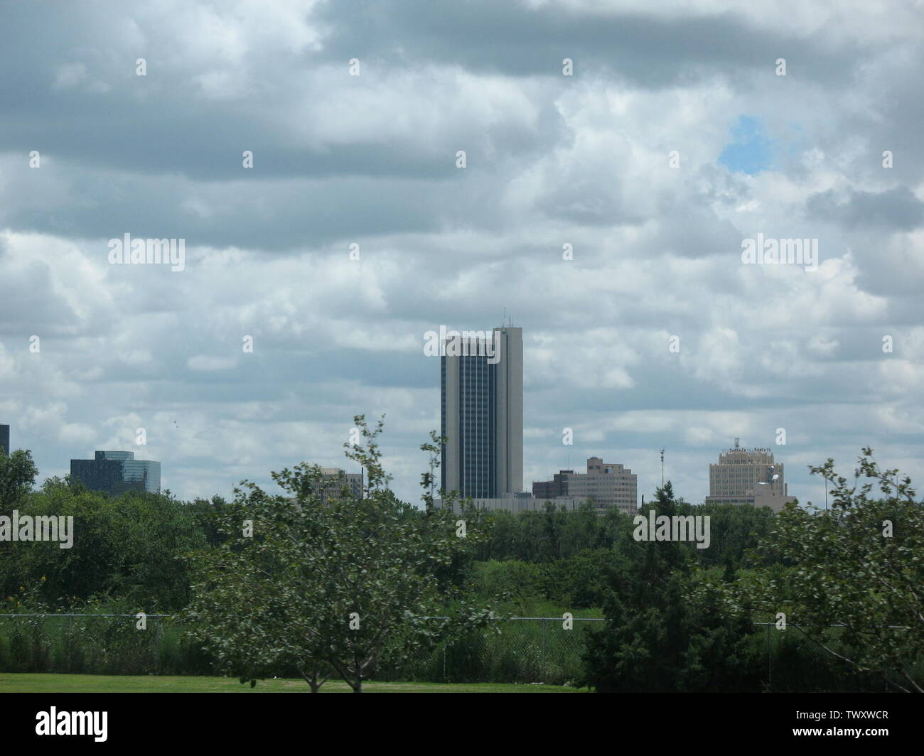 The Chase Tower seen from north of downtown Amarillo.; 22 July 2007 ...