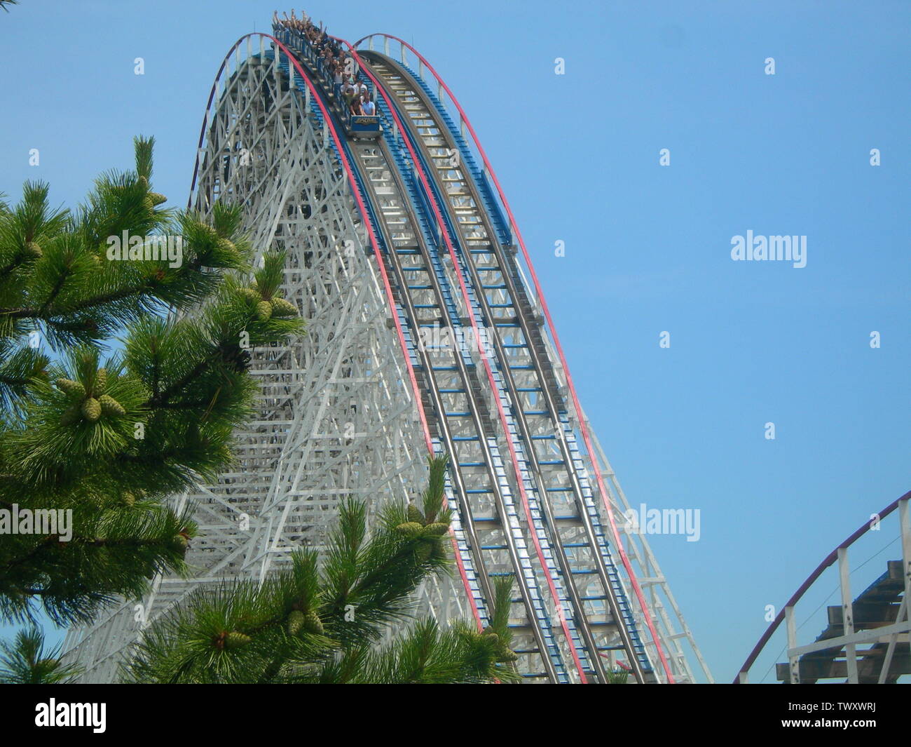 Six flags american eagle hi-res stock photography and images - Alamy