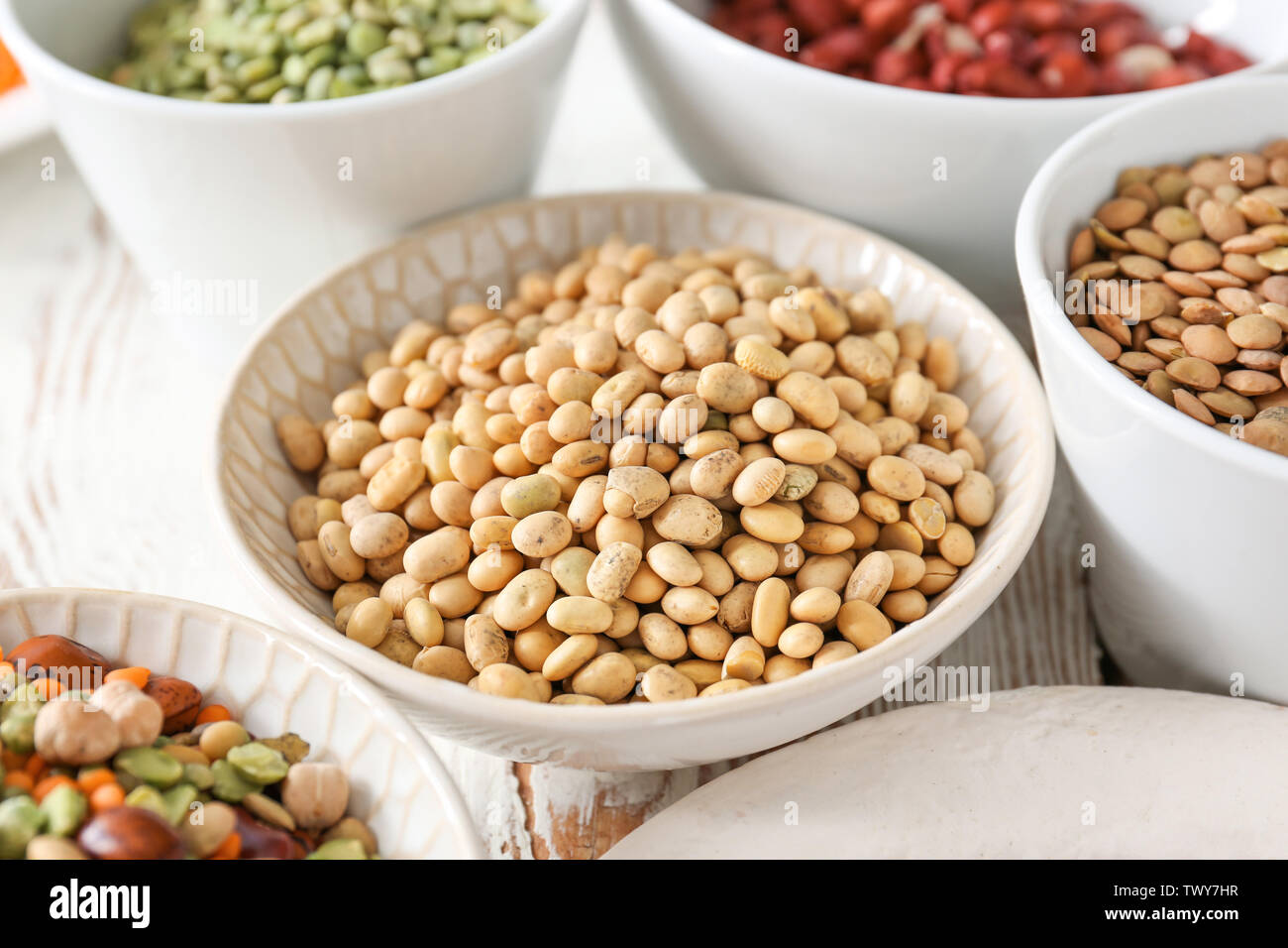 Legumes on the table hi-res stock photography and images - Alamy