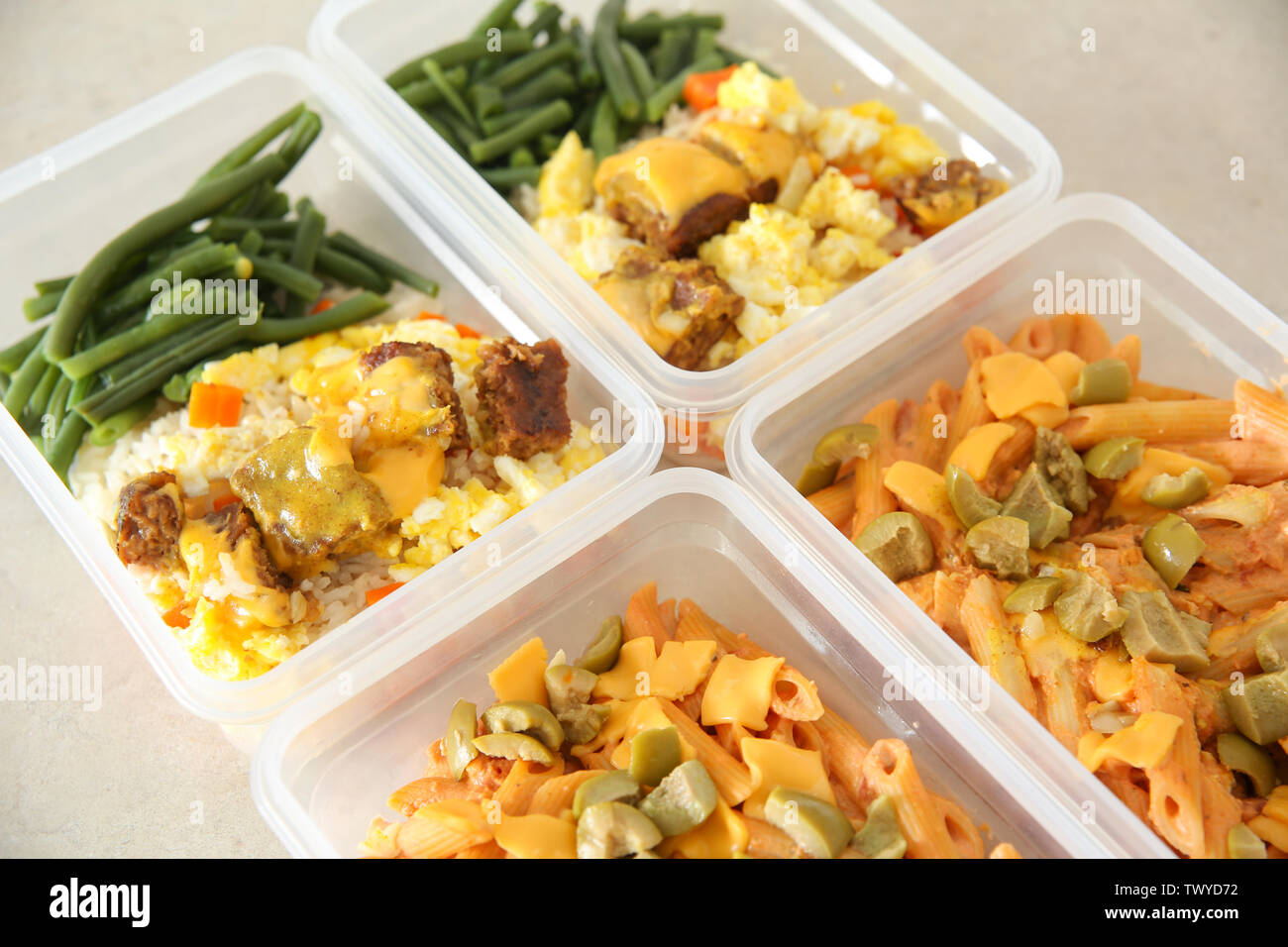 Delicious Prep Homemade Food Stock Photo - Alamy