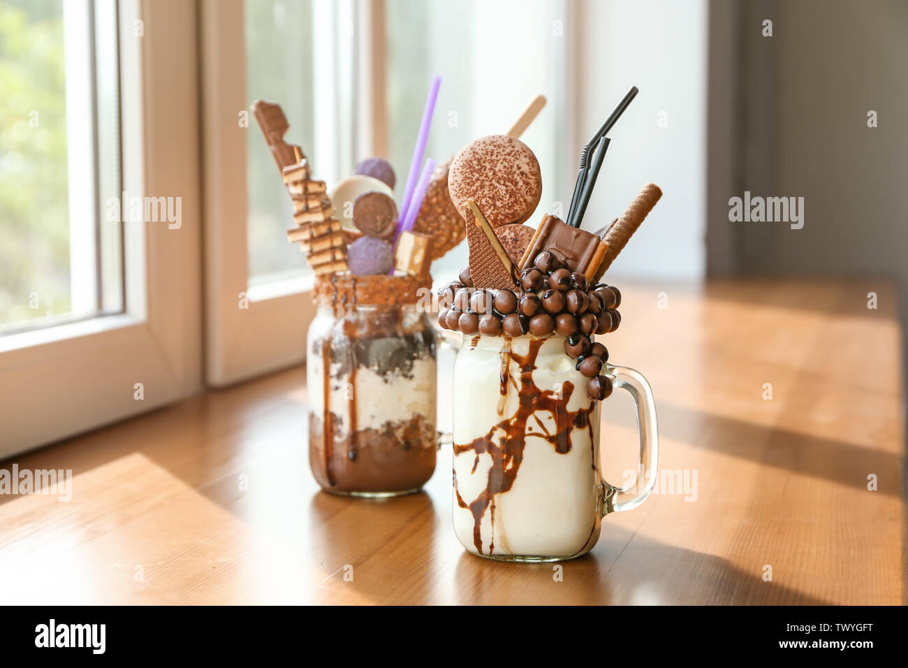 Mega shakes hi-res stock photography and images - Alamy