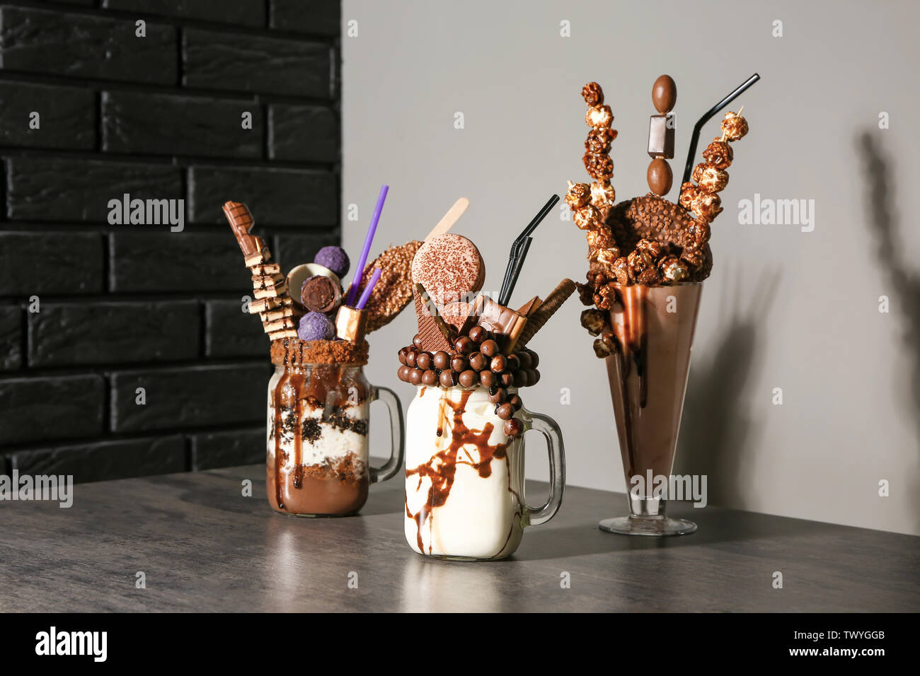 Mega shakes hi-res stock photography and images - Alamy