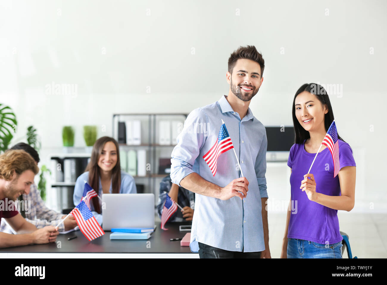 International Students Flags Stock Photos & International Students ...
