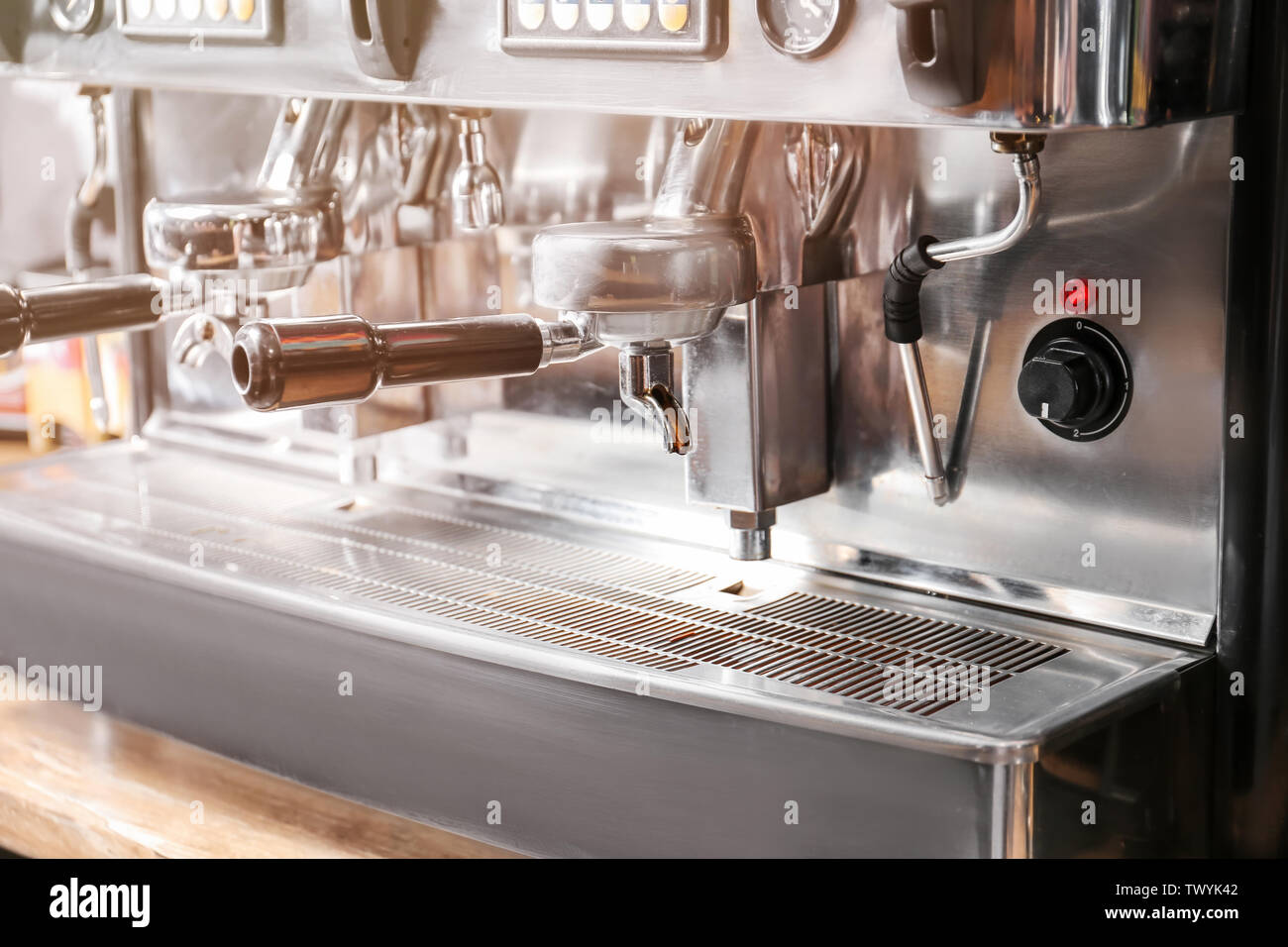Modern coffee machine in hi-res stock photography and images - Alamy