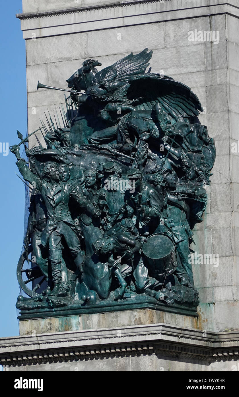 Soldier's and Sailor's Arch at Grand Army Plaza Brooklyn NYC Stock ...