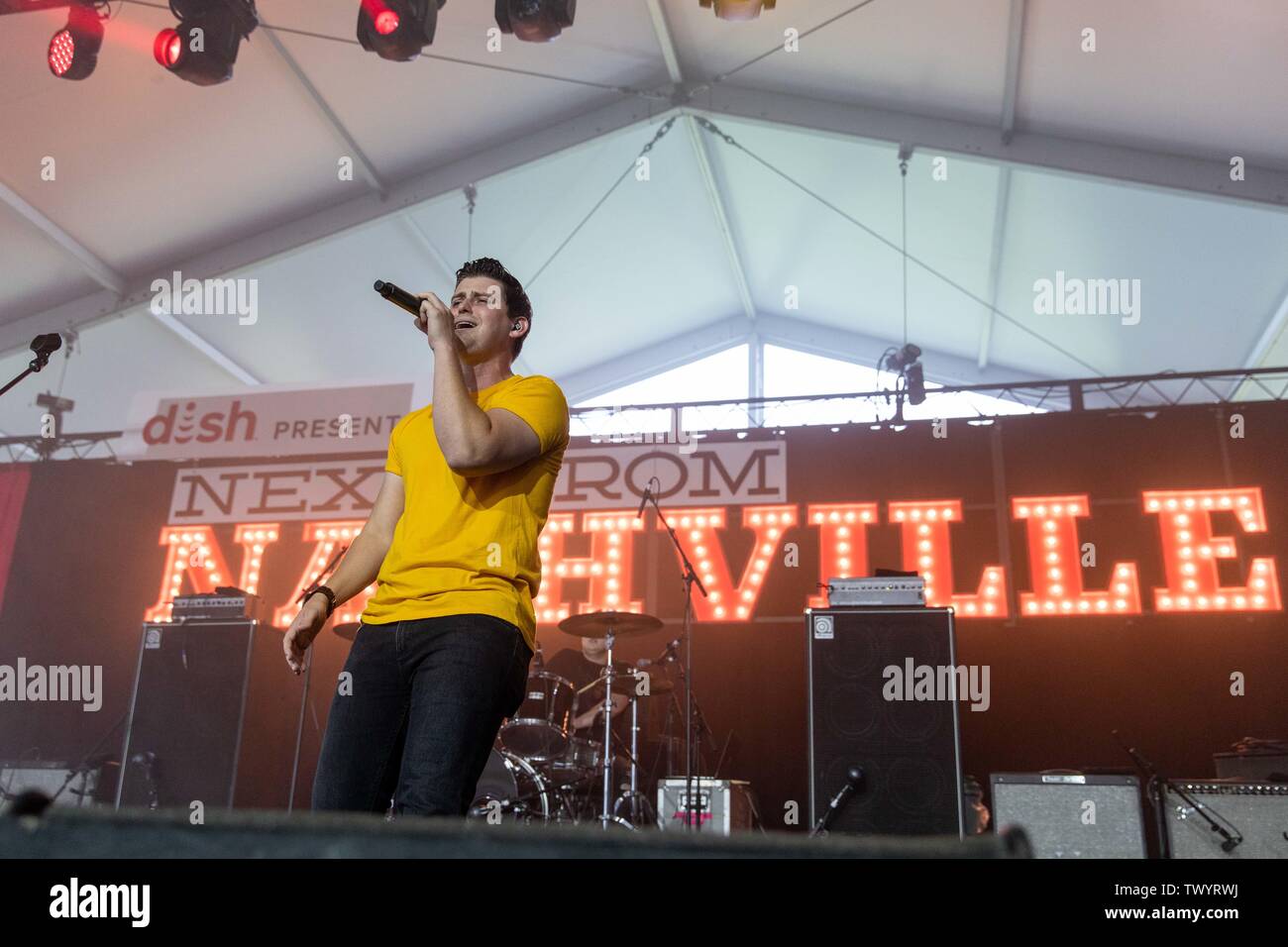 June 23, 2019 - Chicago, Illinois, U.S - Country singer AUSTIN BURKE ...