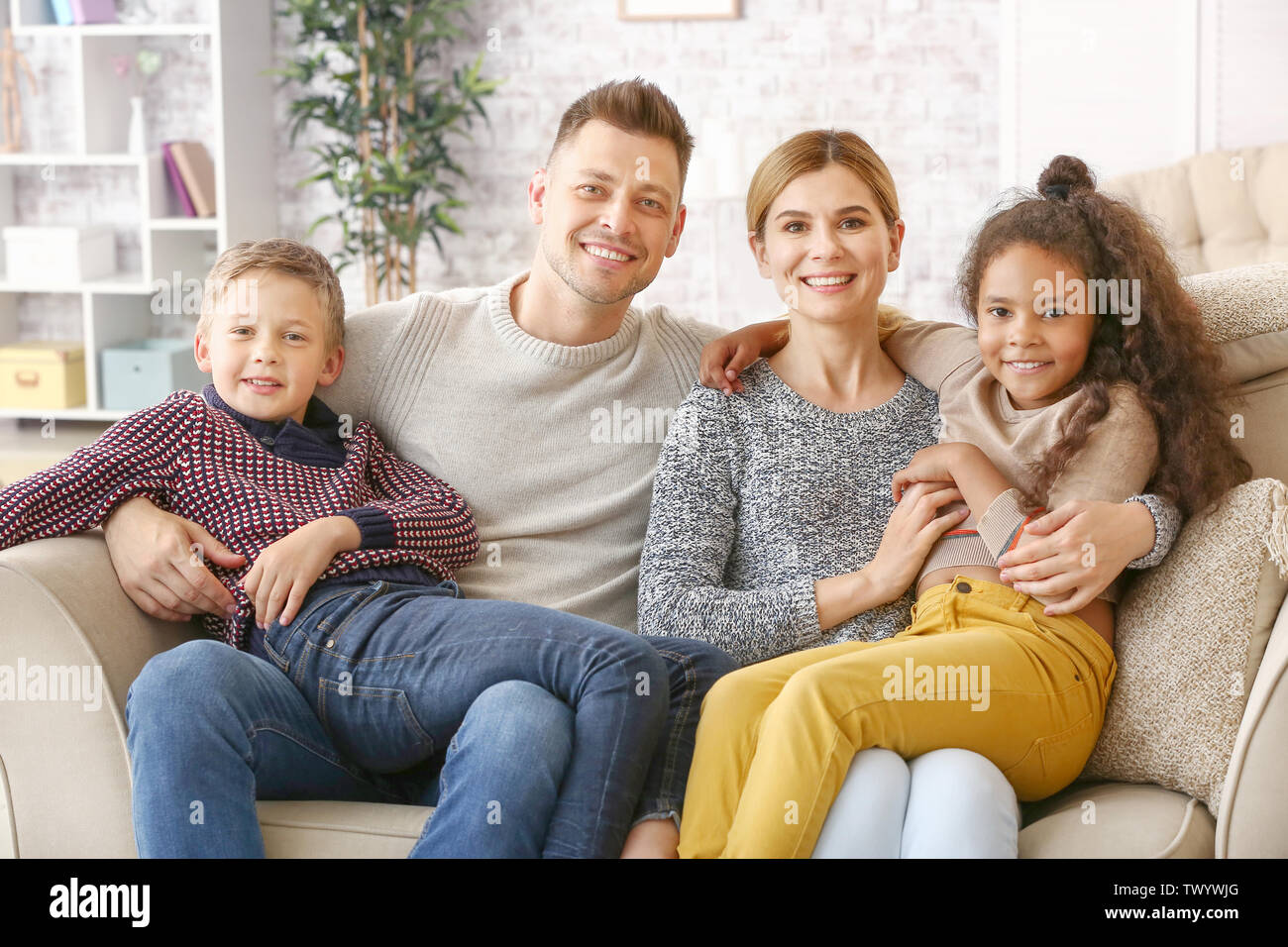 Adopted children hi-res stock photography and images - Alamy