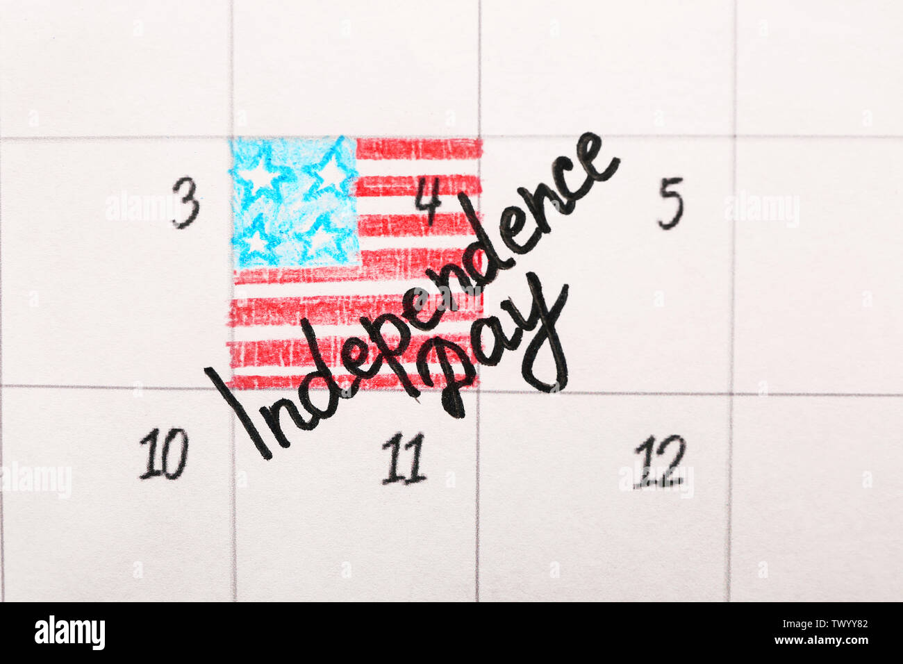 Calendar date national day hi-res stock photography and images - Alamy