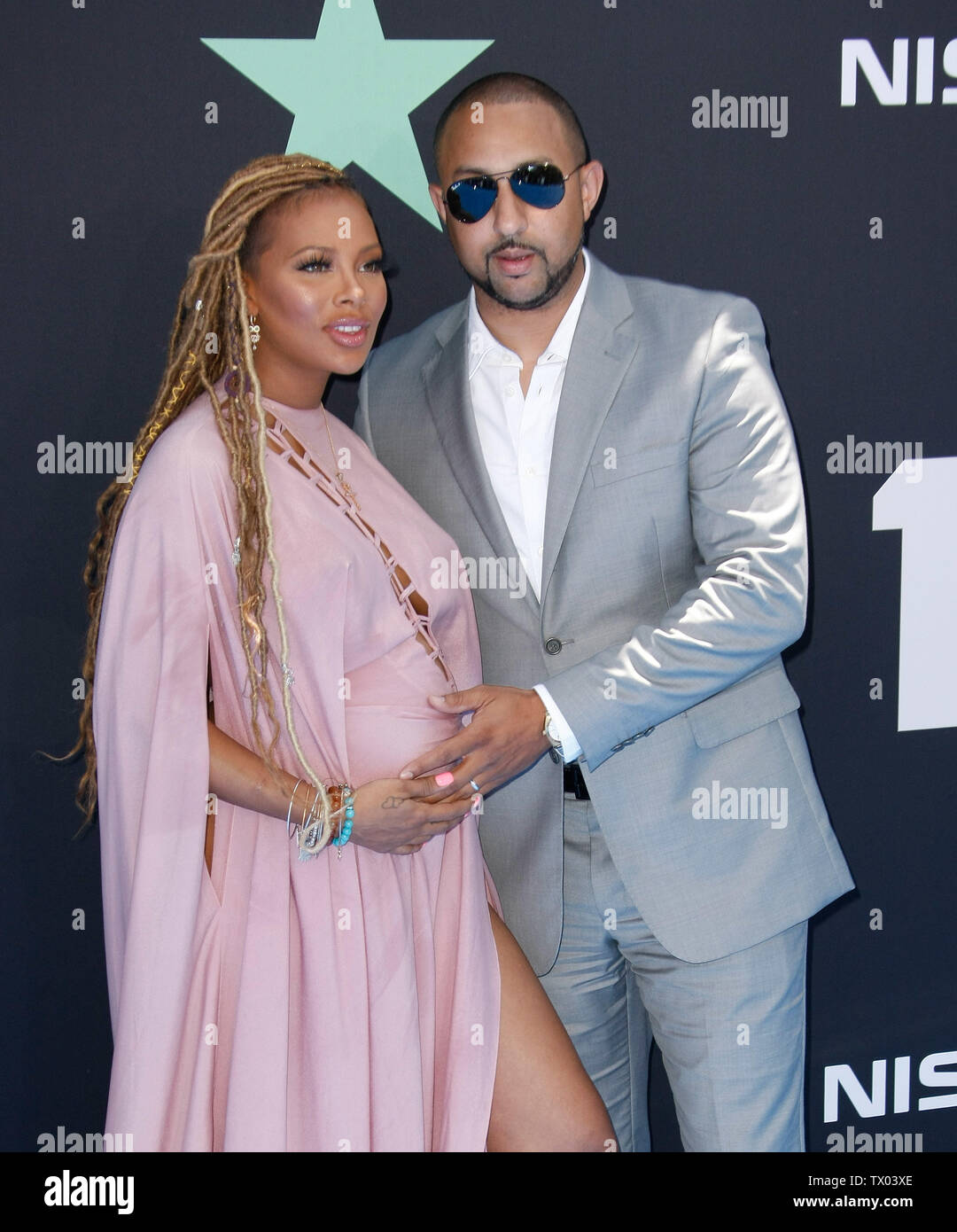 Los Angeles, California, USA. 23rd June, 2019. Eva Marcille and Michael ...