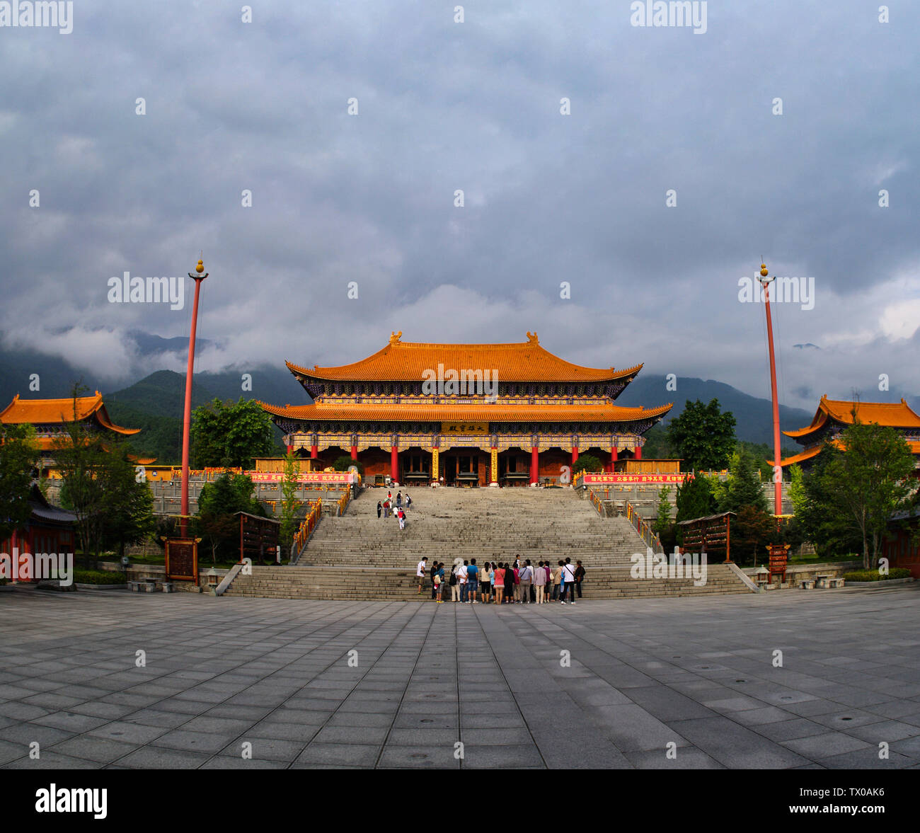 Chongsheng Temple architecture Stock Photo - Alamy