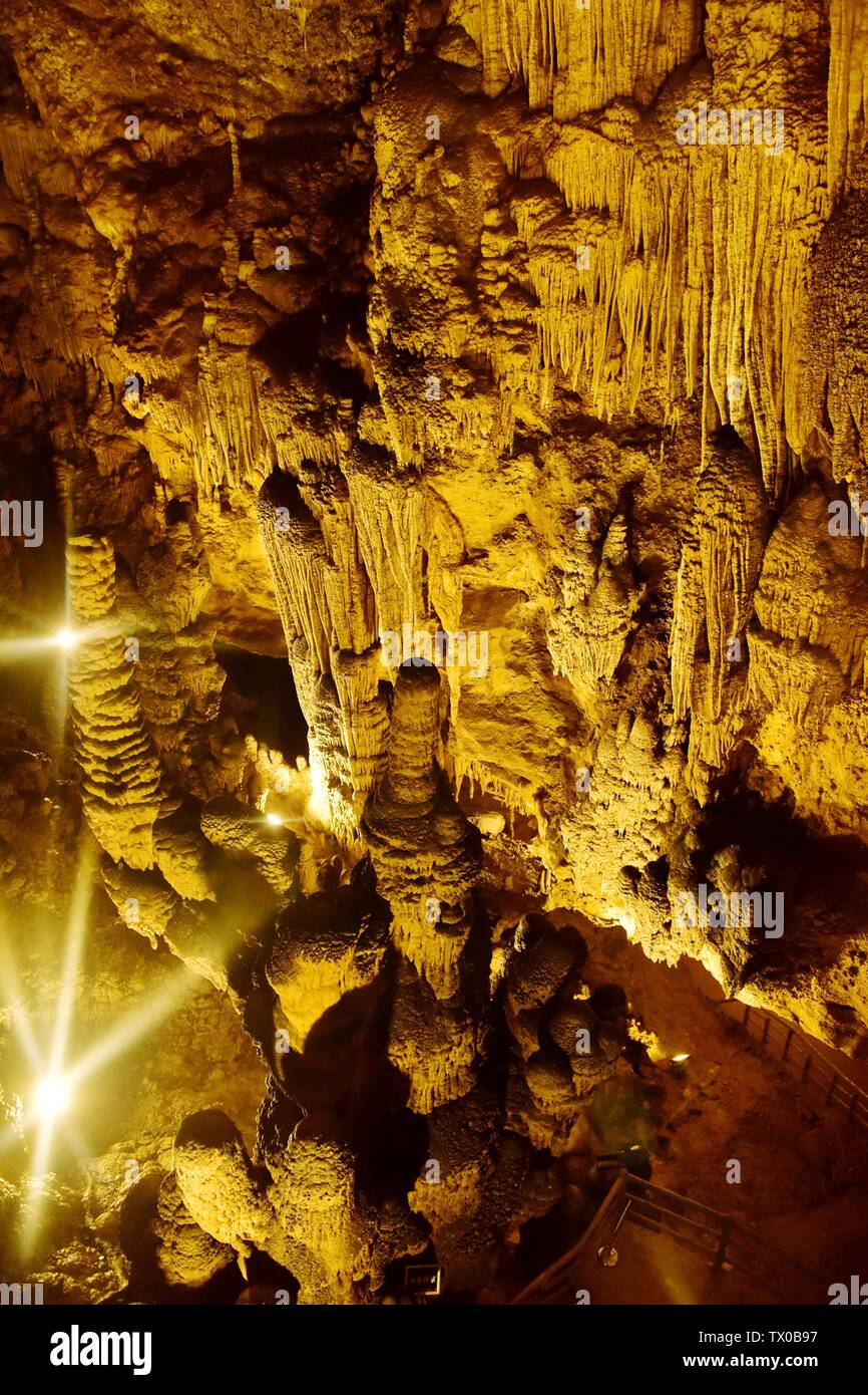 Natural karst caves Stock Photo - Alamy