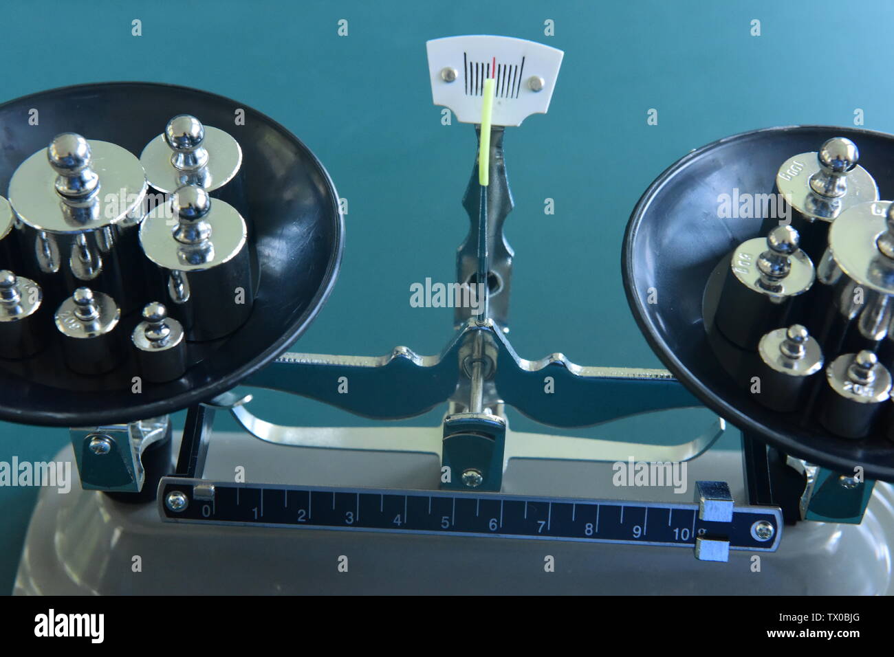 Balance teaching material Stock Photo - Alamy