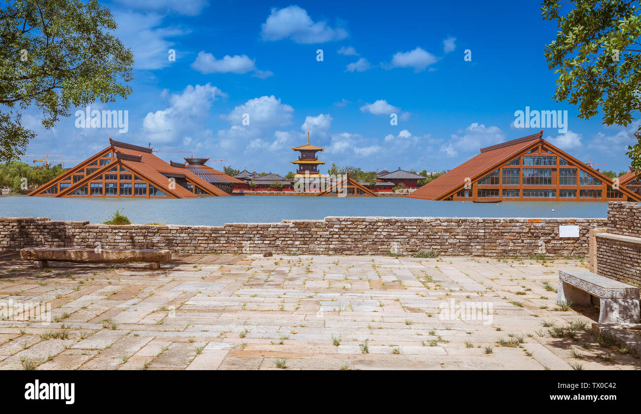 Ancient architectural site, Guangfu-lin Stock Photo - Alamy