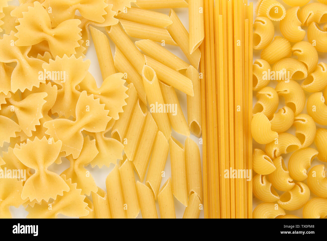 Multiple pasta close-ups Stock Photo - Alamy