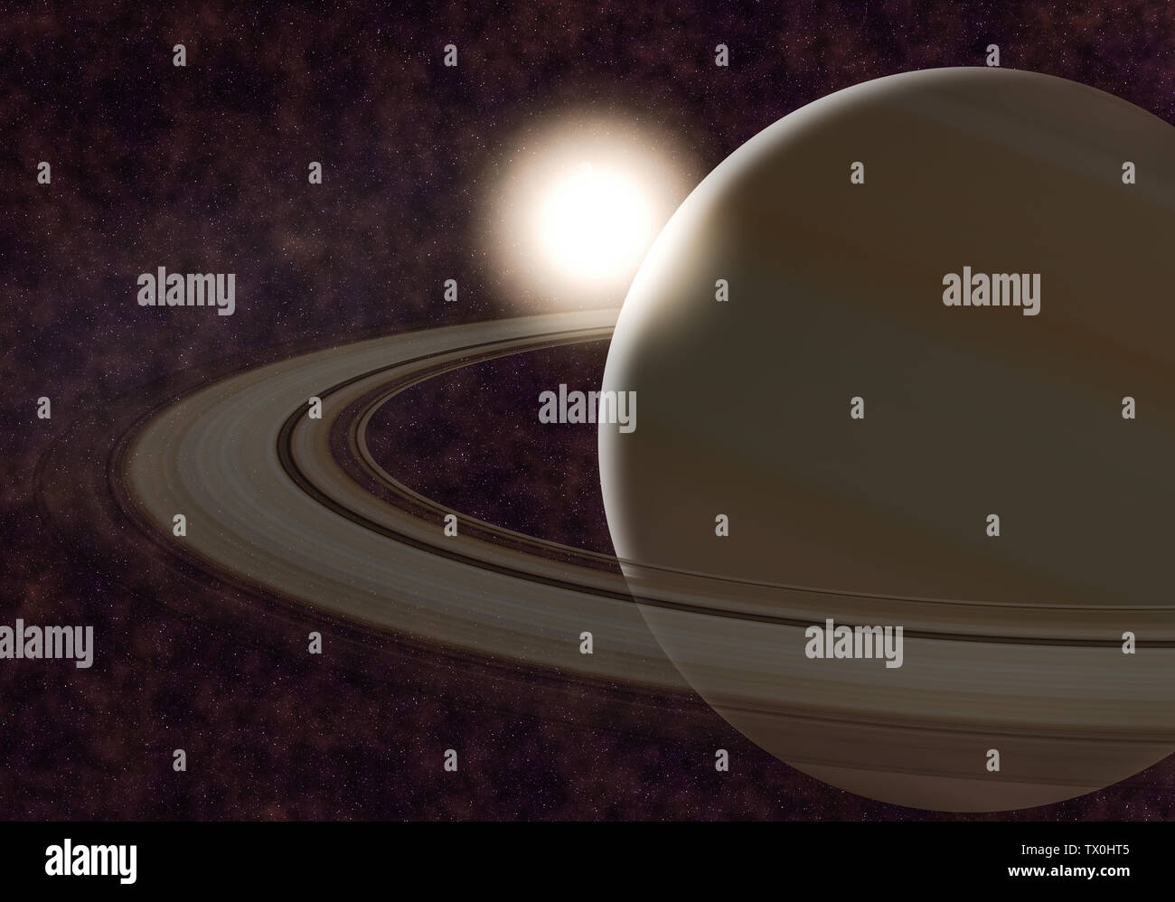 Celestial movement, planets and light Stock Photo - Alamy