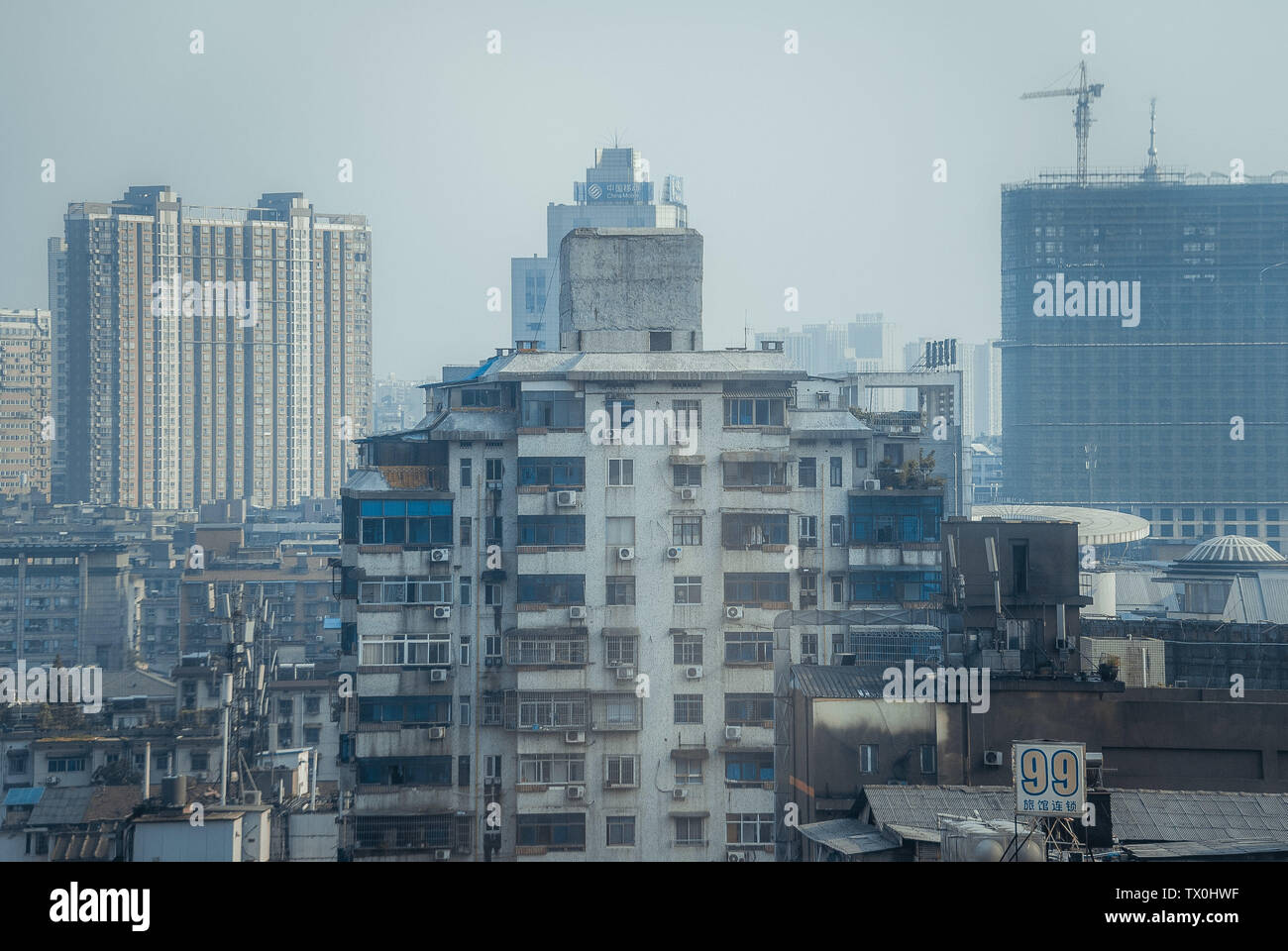 Old-fashioned high-rise buildings Stock Photo - Alamy