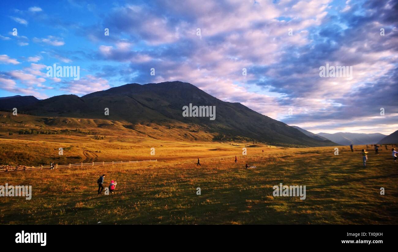 The Tuwa... with the grasses Stock Photo - Alamy