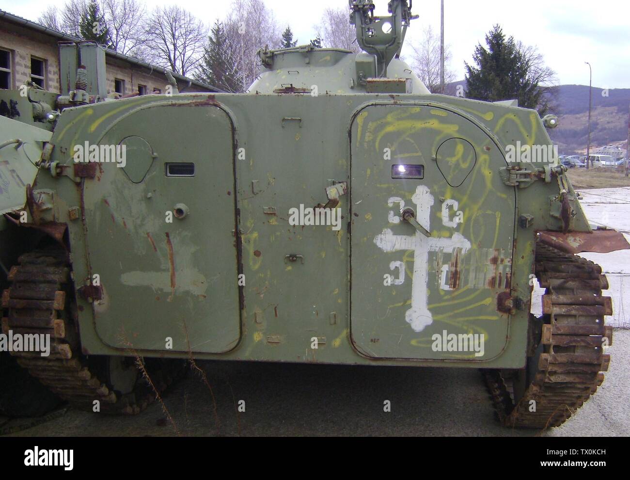 Bosnian serb tank hi-res stock photography and images - Alamy
